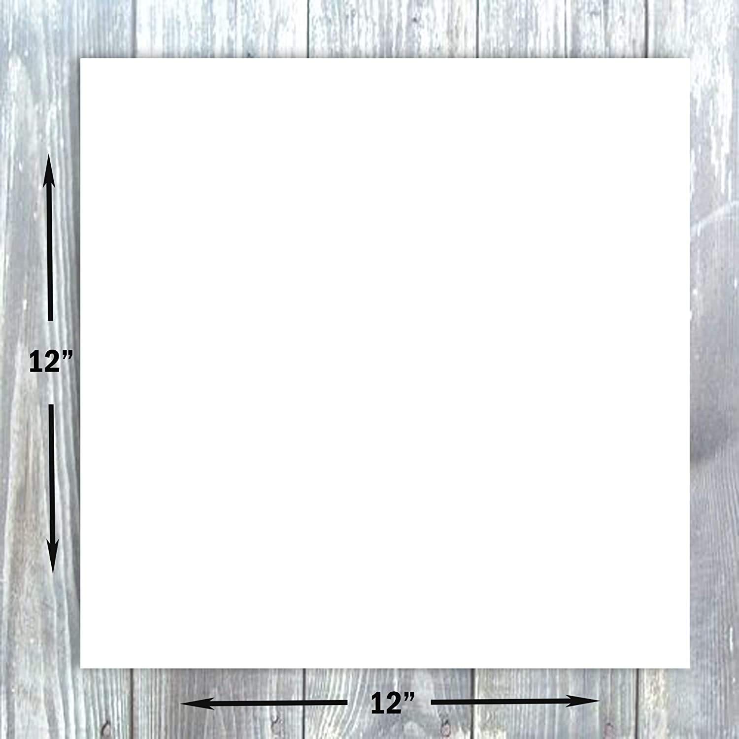 Hamilco White Cardstock Scrapbook Paper 12x12 65lb Card Stock – 25 Pack