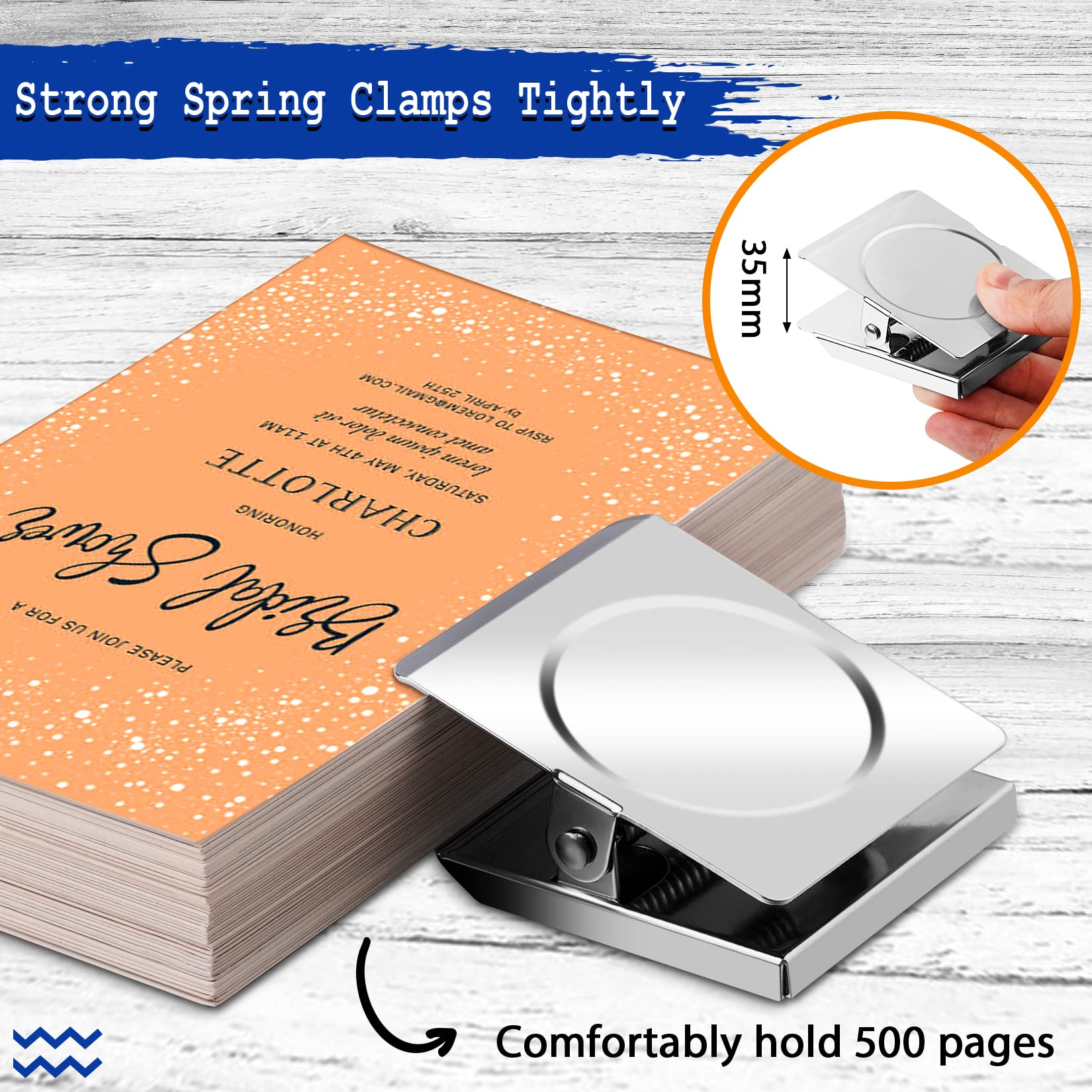 4 Pack Magnetic Clips Heavy Duty, 2.2 Inch Extra Large Clip Magnets, Fridge Magnet Clips, Strong Magnet Clips for Whiteboard, Office Magnets.