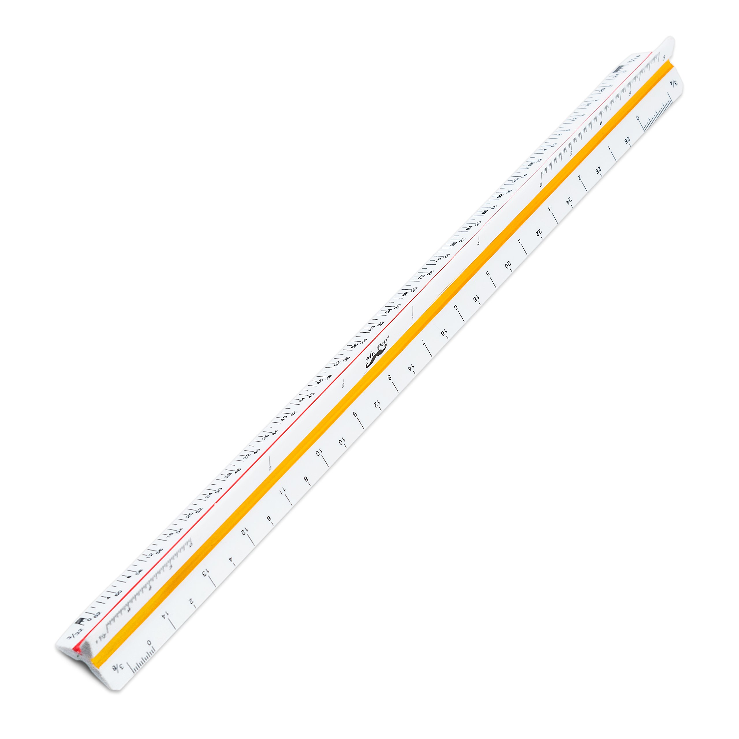 Mr. Pen Architectural Triangular Ruler Set with 12 Inch Triangular Scale, 11 Inch 30/60 and 8 Inch 45/90 Triangles