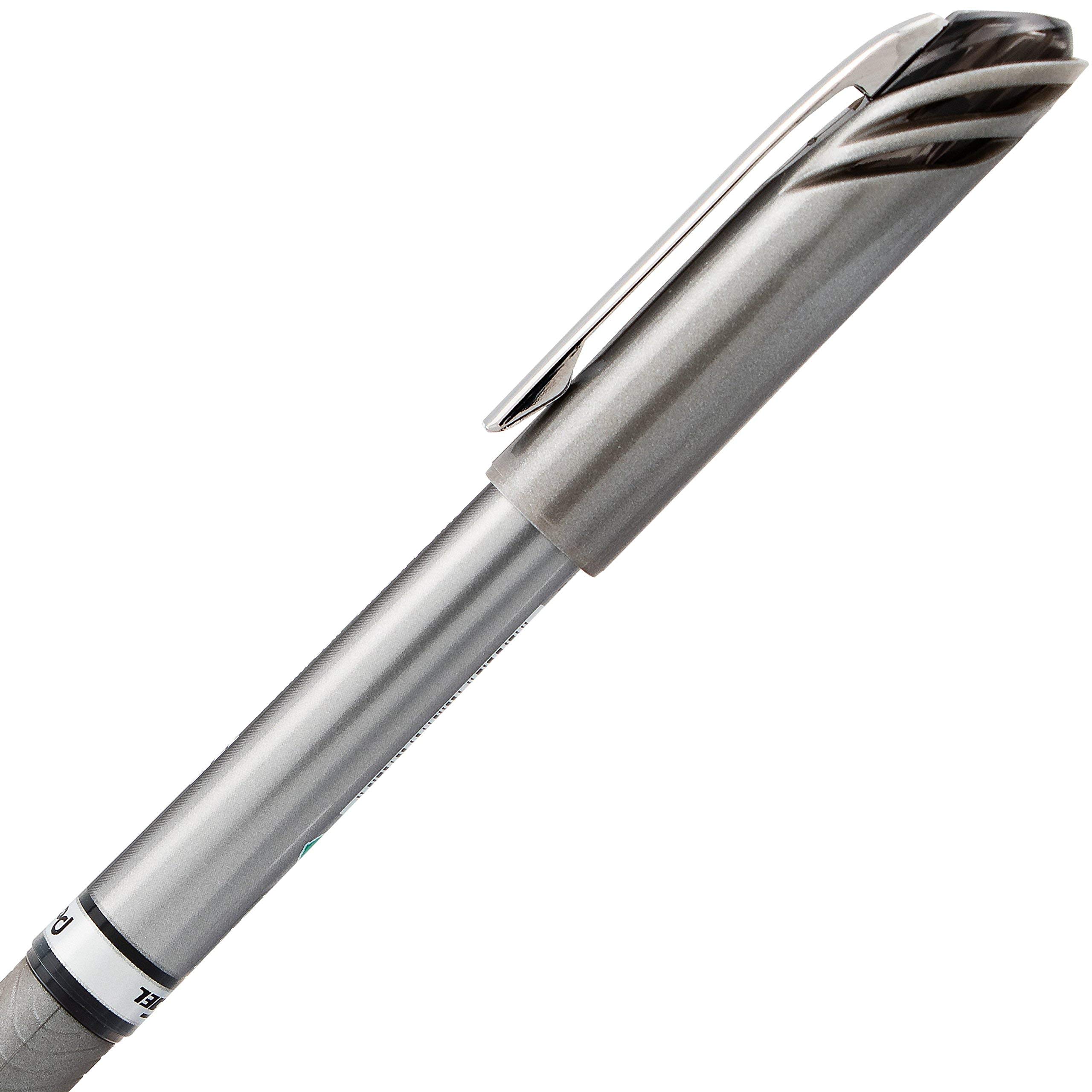 Pentel® EnerGel™ NV Liquid Gel Pens, Medium Point, 0.7 mm, 54% Recycled, Black Ink, Pack Of 12 Pens