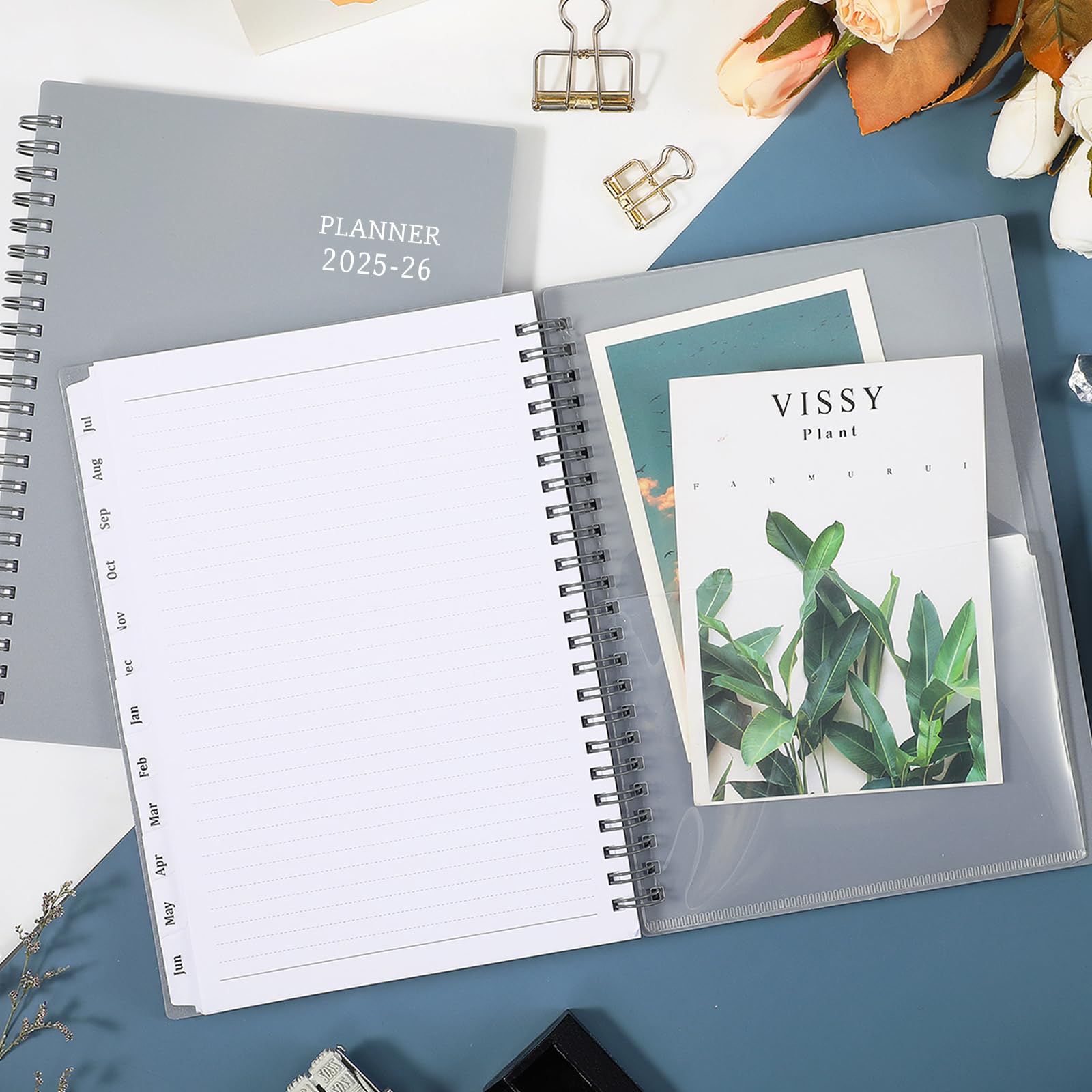 2023-2024 Planner - Weekly & Monthly Academic Planner 2023-2024, July 2023 - June 2024, 6.25" × 8.3", Tabs, Inner Pocket, Strong Twin-Wire Binding, Improving Your Time Management Skill