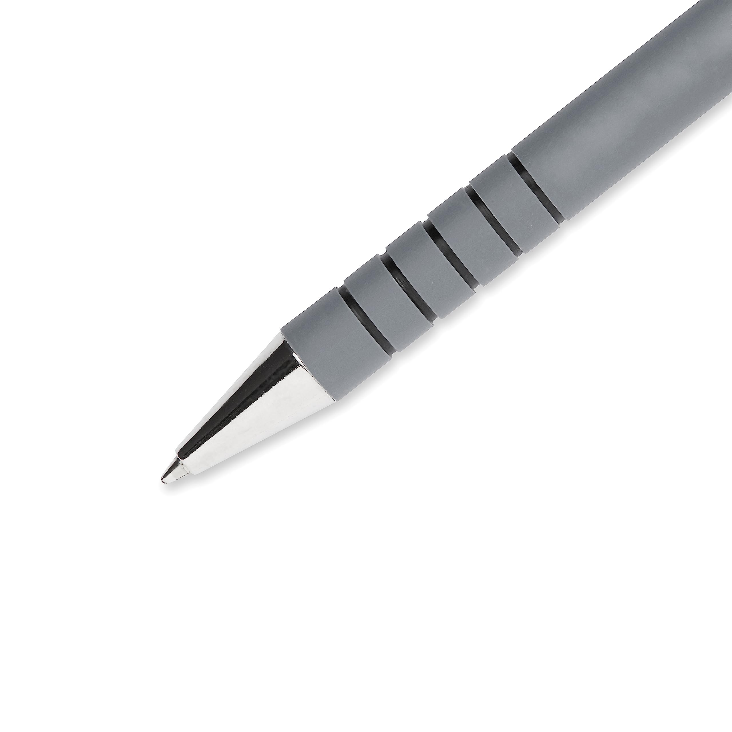 Paper Mate Flexgrip Ultra Stick Fine Point Ballpoint Pens, 12 Black Ink Pens (9680131)