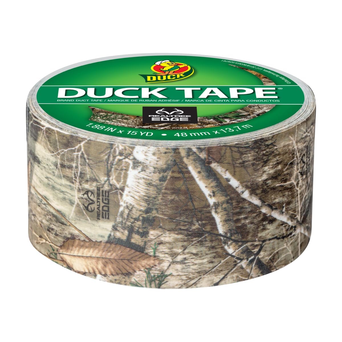 Duck Brand 1409574 Printed Duct Tape, 1.88 Inches x 10 Yards, Realtree Camouflage