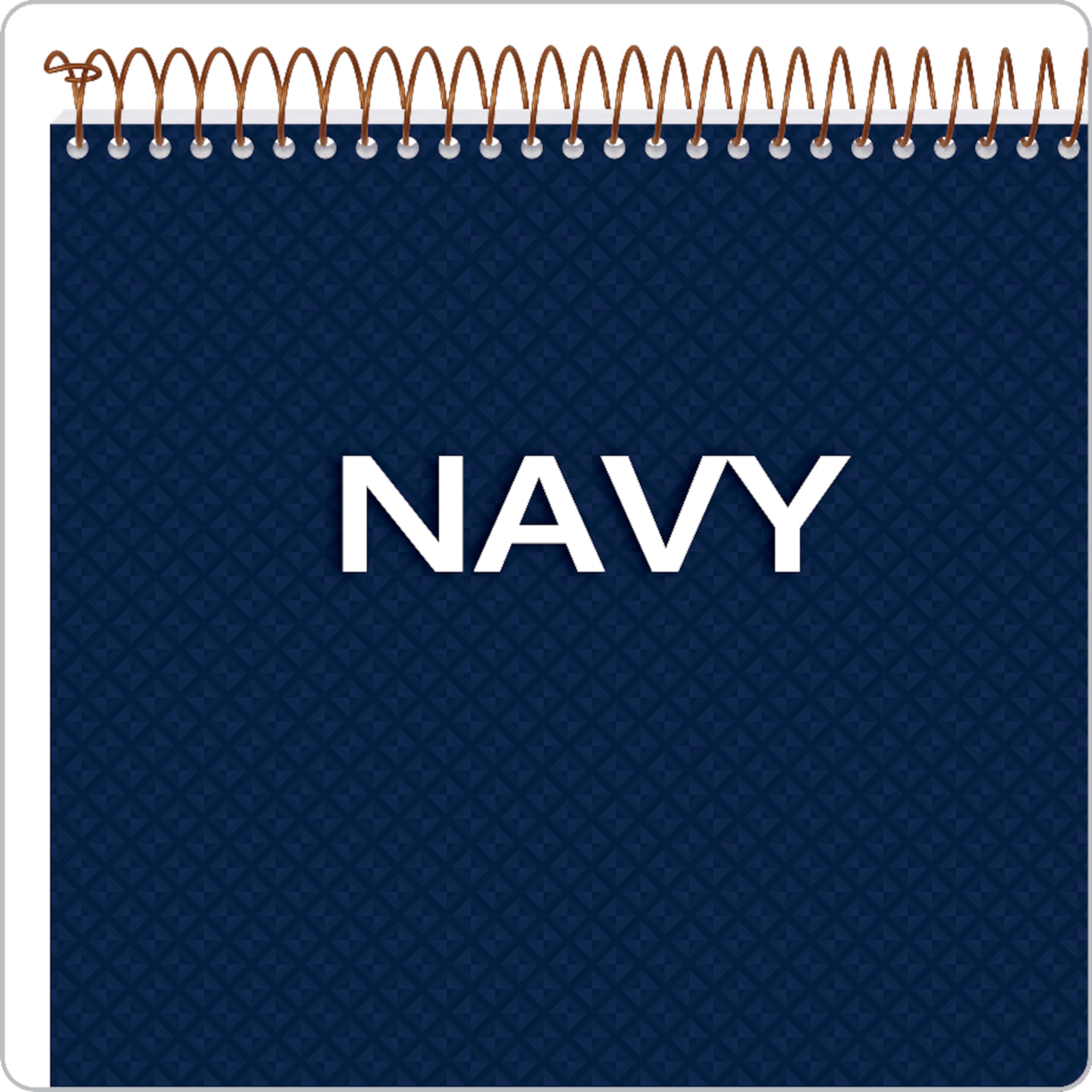 AMPAD Gold Fibre Project Planner, Top-Wire Bound, 8-1/2" x 11-3/4", Project Rule, Navy Cover, 70 Sheets (20-815) , White