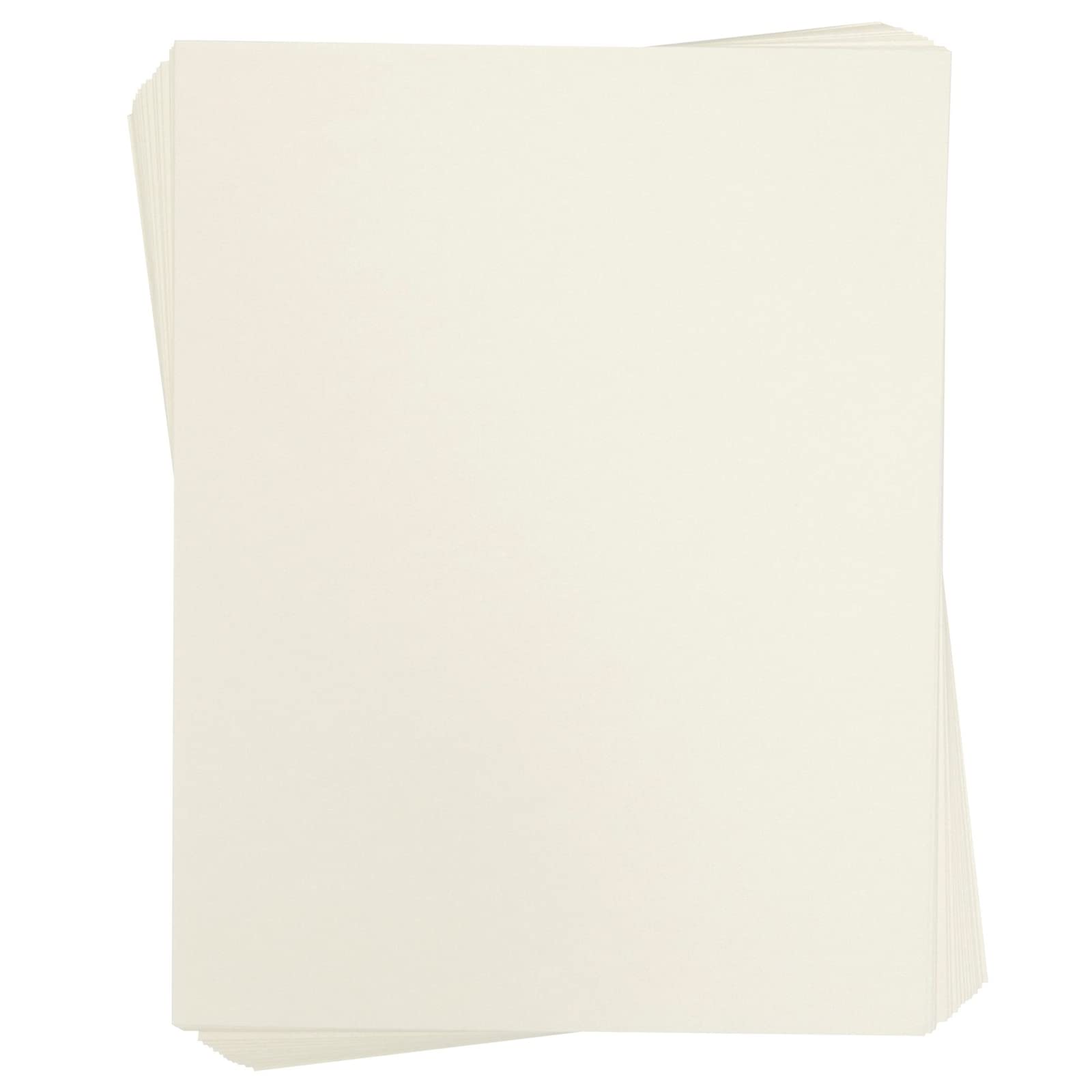 96 Sheets Antique Parchment Design Paper for Writing Letters, Printing Diplomas, Resume (8.5 x 11 In, Cream)