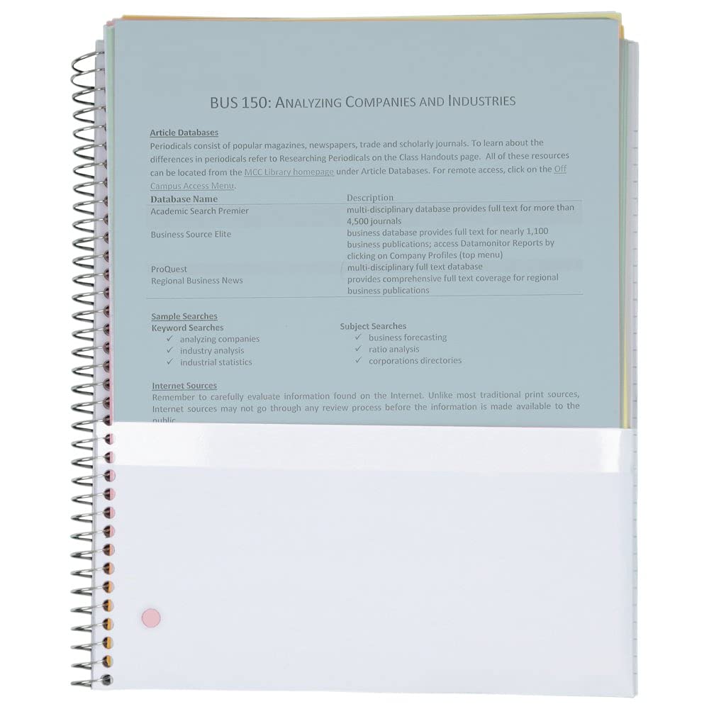 Five Star Spiral Notebooks, 1 Subject, College Ruled, 11" x 8-1/2", Cute Designs Bright Colors, 3 Pack, Design May Vary.