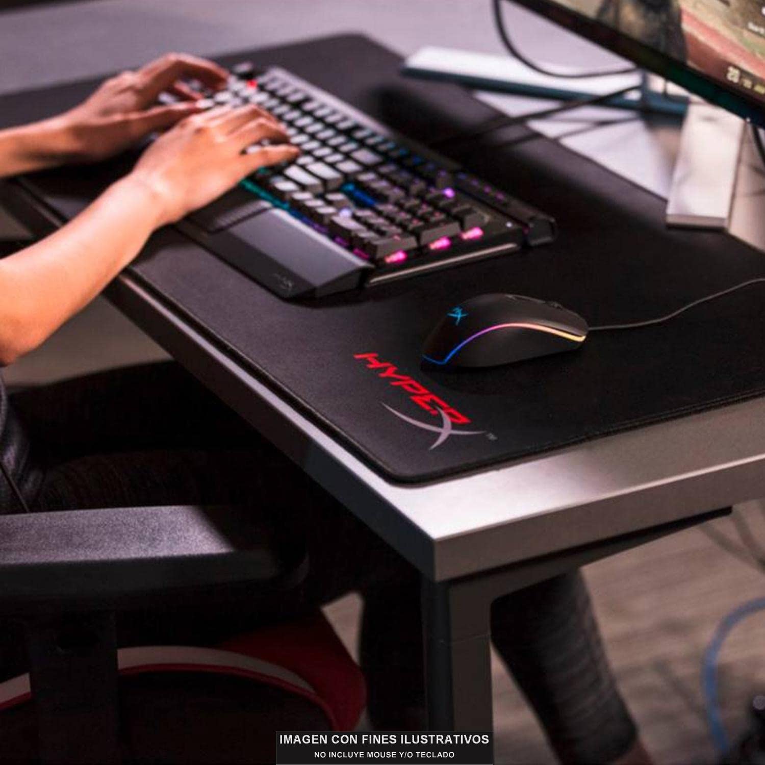 HyperX Fury S - Pro Gaming Mouse Pad, Cloth Surface Optimized for Precision, Stitched Anti-Fray Edges, X-Large 900x420x4mm