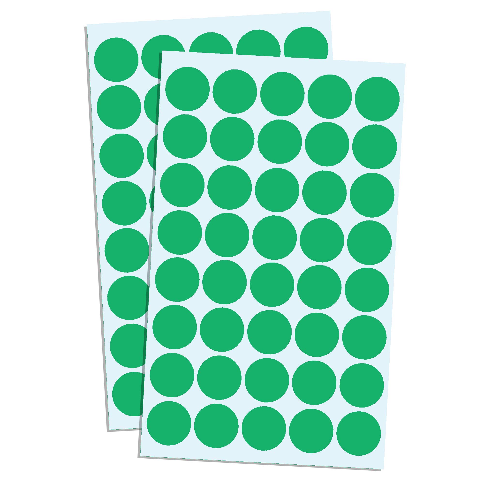 2000 Pack, 3/4" Round Dot Stickers Circle Labels - Green