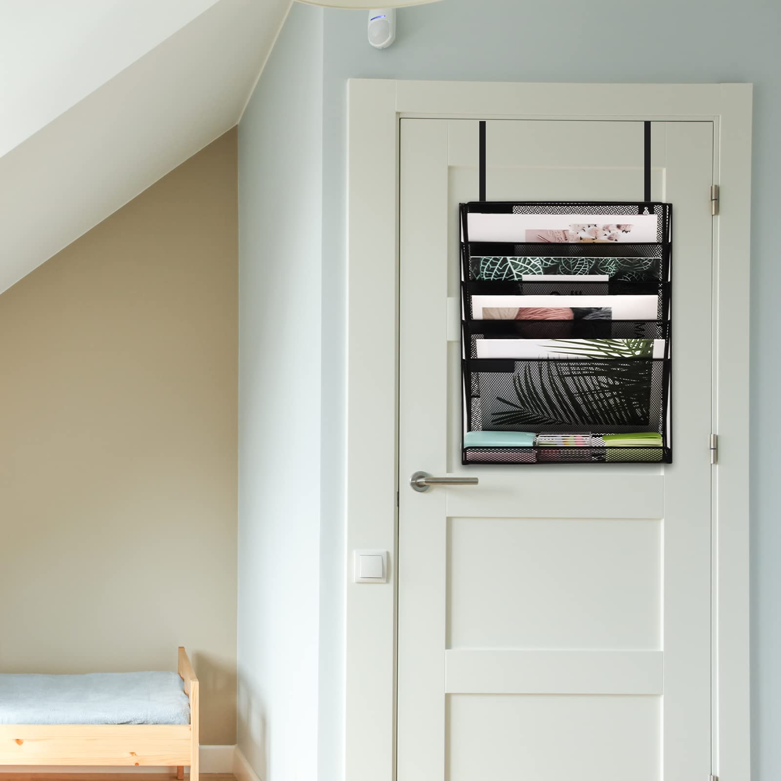 EASEPRES Hanging Organizer Cubicle File Holder - Wall Mount Storage, Office Cubical Accessories