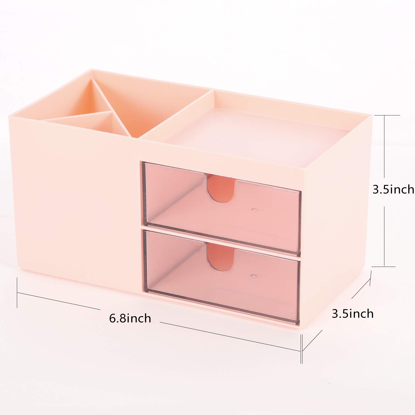 XDRELEC Pen Holder, Office Desk Organizer, and Accessories,Multi-Functional Pencil Cup, Pencil Holder for Desk ,Pen Organizer,Desktop Stationary Organizer,Office Organization and Storage (Pink)