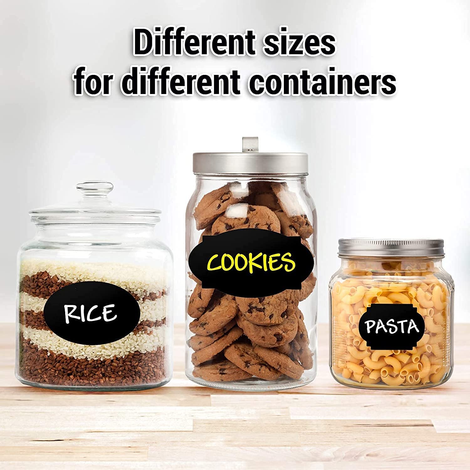 173 Pack Premium Chalkboard Label Stickers Bulk with 2 Chalk Markers, Reusable, Removable, and Waterproof Food Labels for Kitchen and Pantry Containers, Mason Jars, Kids' Bottles, and Storage Bins