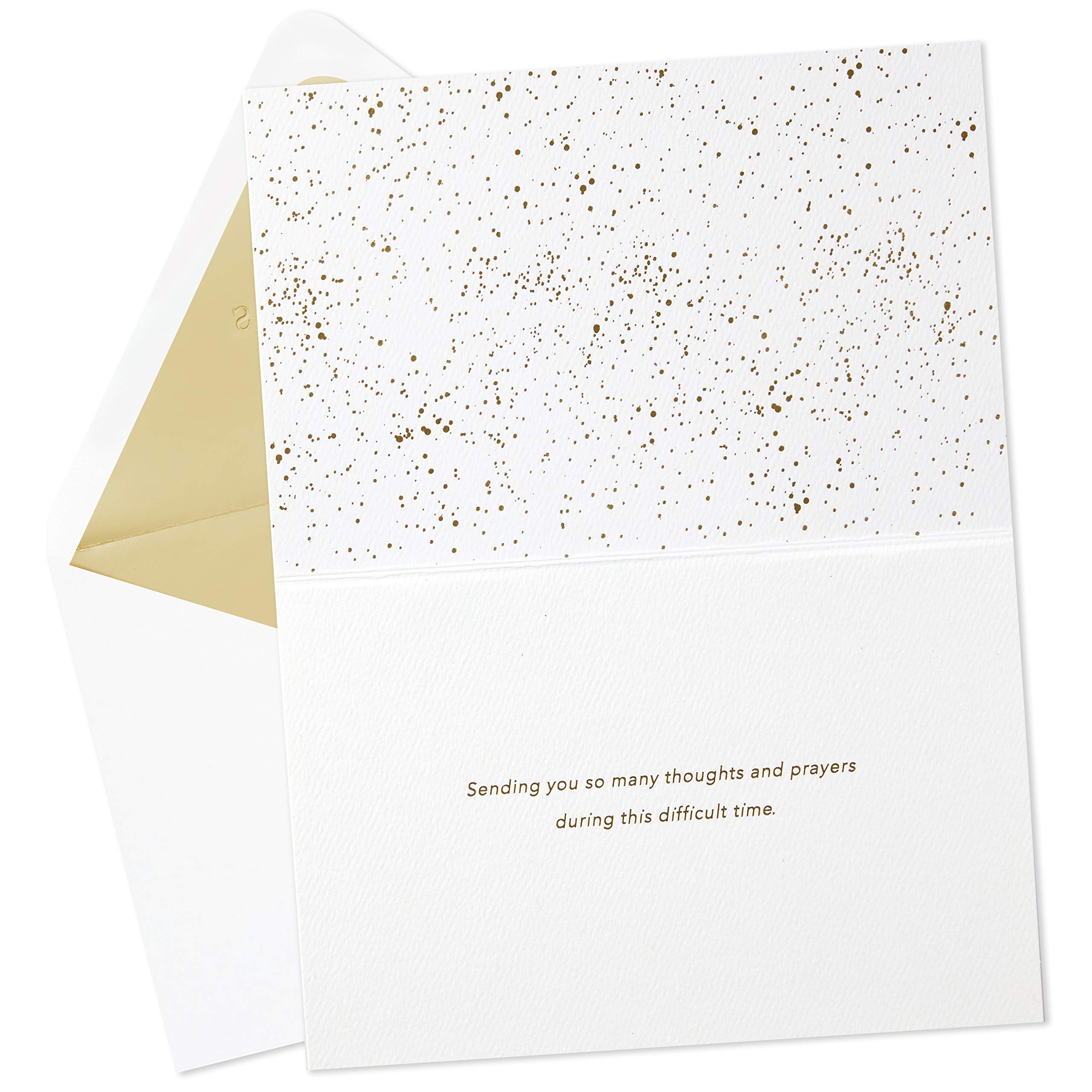 Hallmark Signature Sympathy Card (Many Thoughts and Prayers)