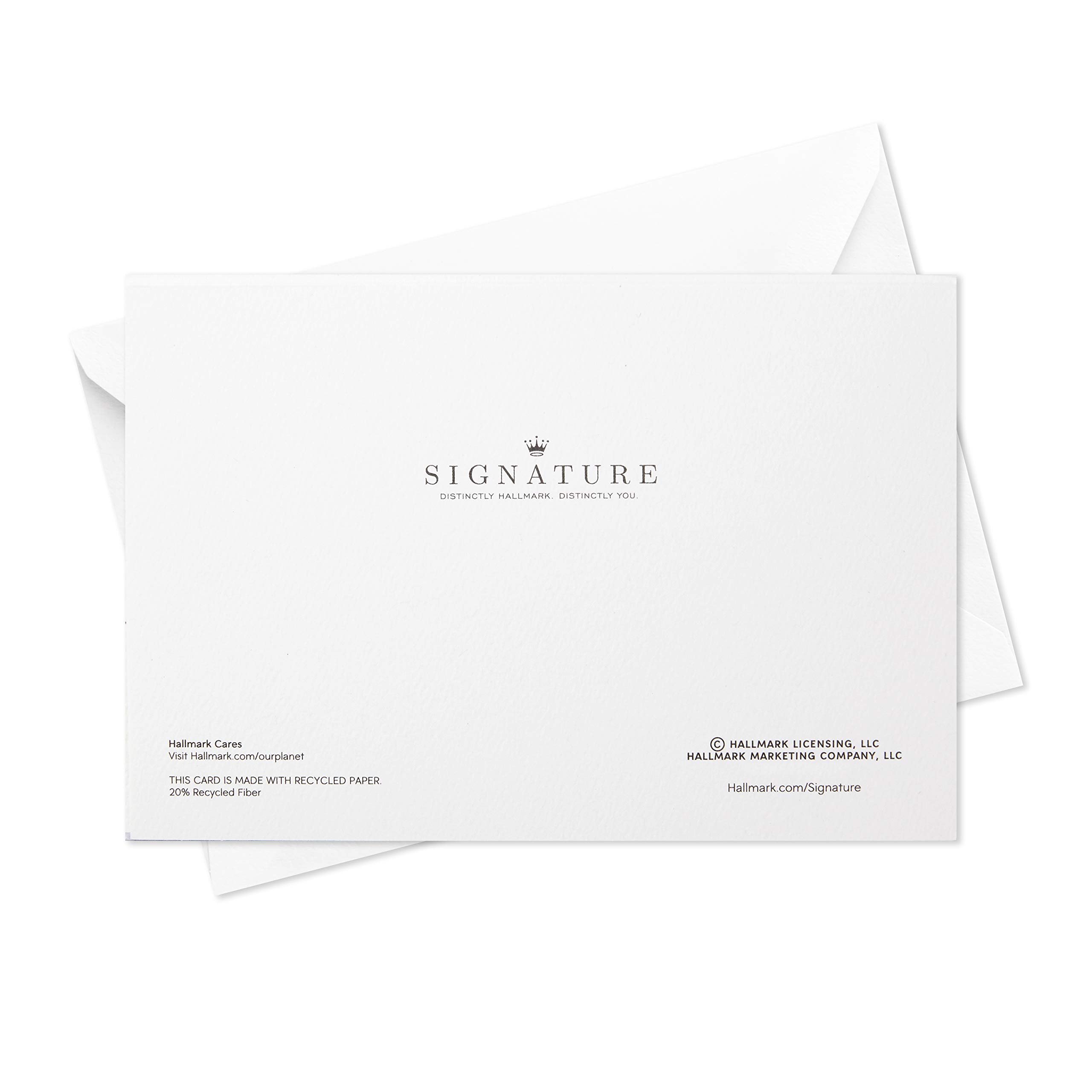 Hallmark Signature Sympathy Card (Many Thoughts and Prayers)