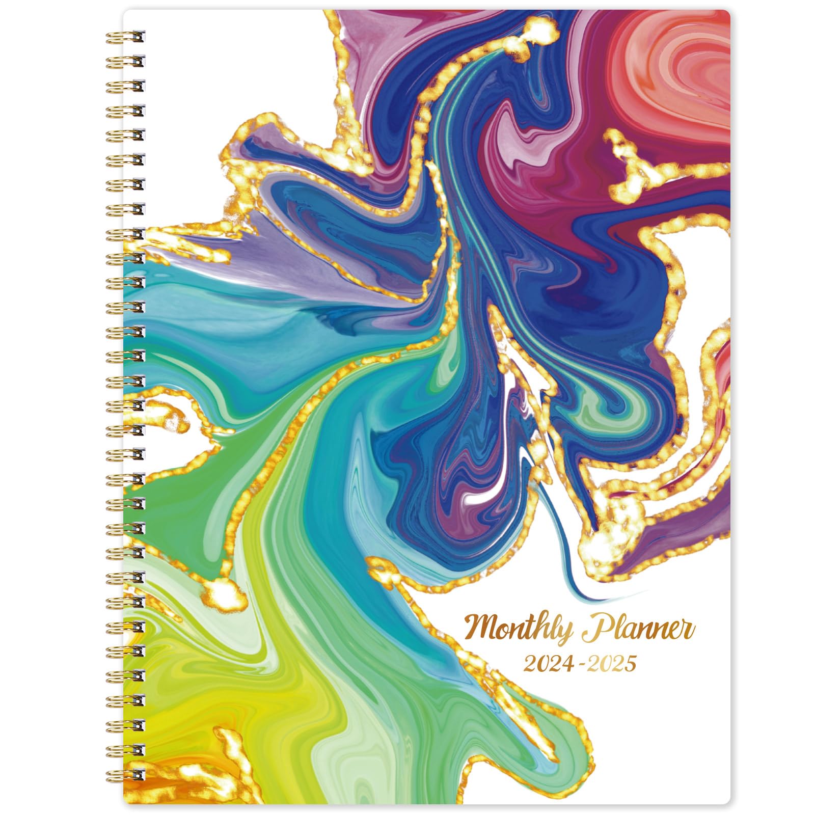 2023-2025 Monthly Planner/Calendar - 2 Year Monthly Planner 2023-2025, July 2023 - June 2025, 9" x 11" Planner with Monthly Tabs, Twin-Wire Binding, Two-Side Pocket, Perfect Daily Organizer