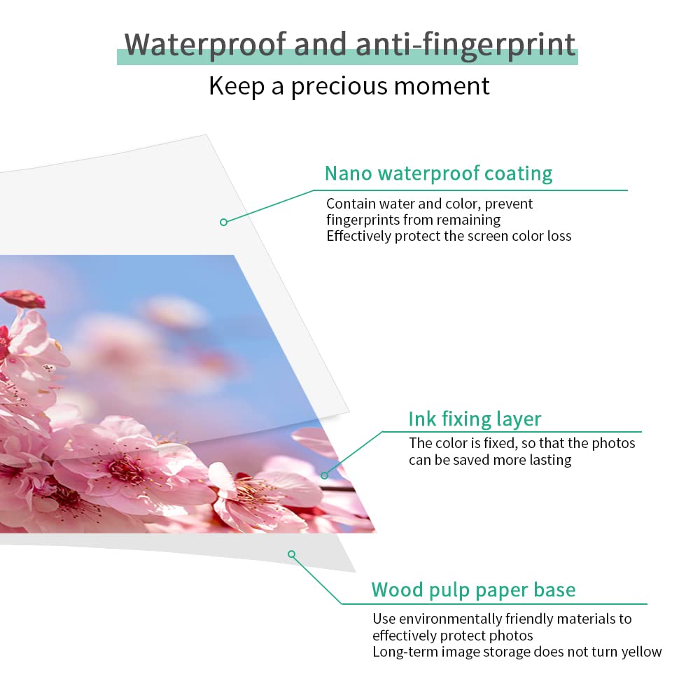 Compatible Canon Selphy CP1300 Ink and Paper KP-108IN KP108 3 Color Ink Cartridges and 108 Sheets 4x6 Photo Paper Glossy for Canon Selphy CP1300, CP1200, CP1000, CP910, CP900 Compact Photo Printers