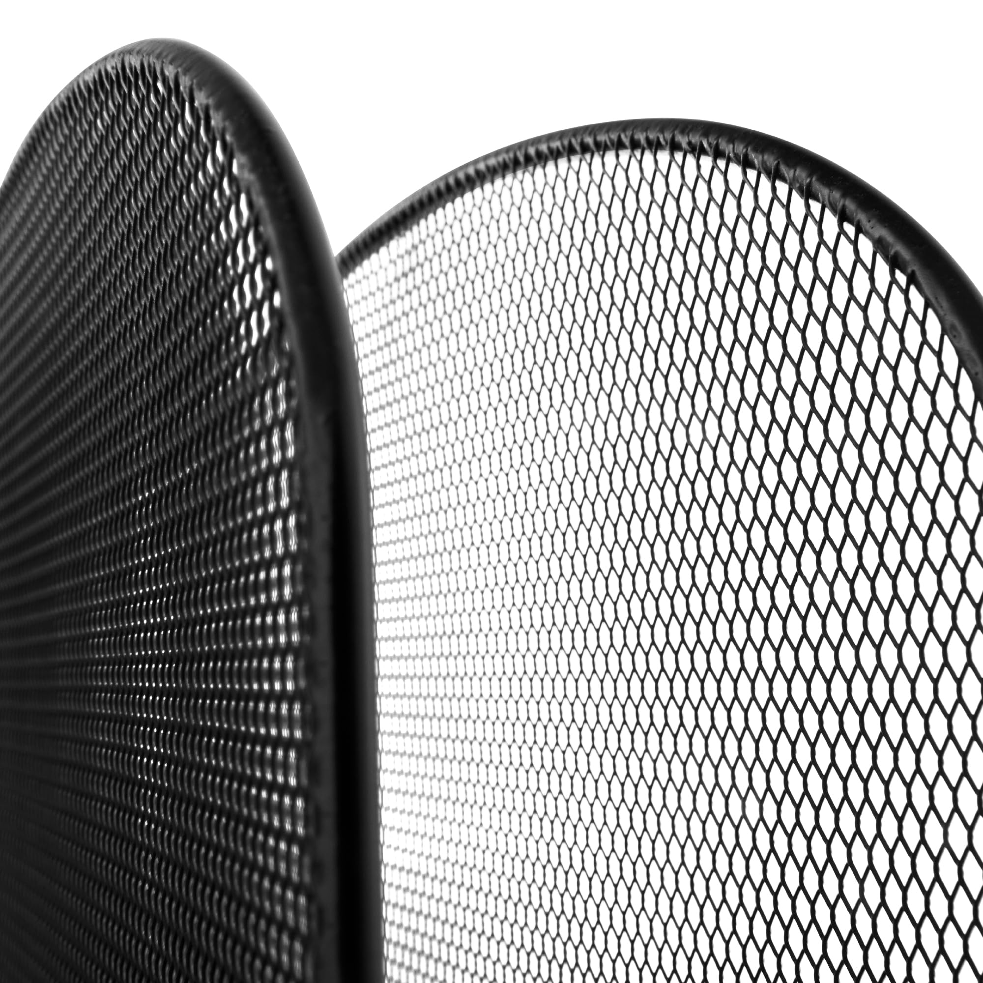 Safco Products Onyx Mesh 5 Sort Vertical Desktop Organizer 3256BL, Black Powder Coat Finish, Durable Steel Mesh Construction