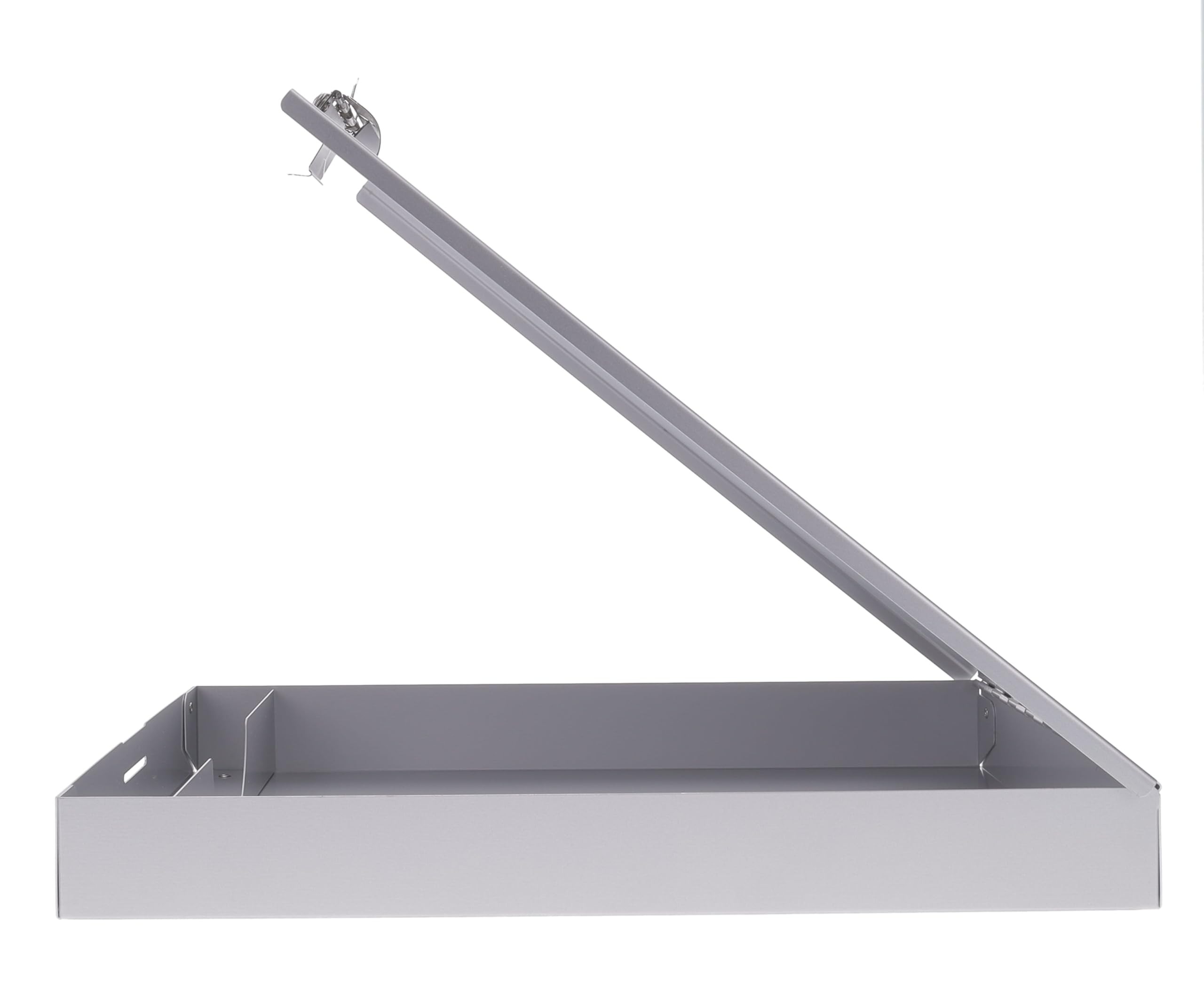 Saunders Recycled Aluminum Redi-Rite Storage Clipboard with Self-Locking Latch – Lightweight, Weather-Resistant Lacquer Finish Stationery Box. Office Products, Silver, Letter