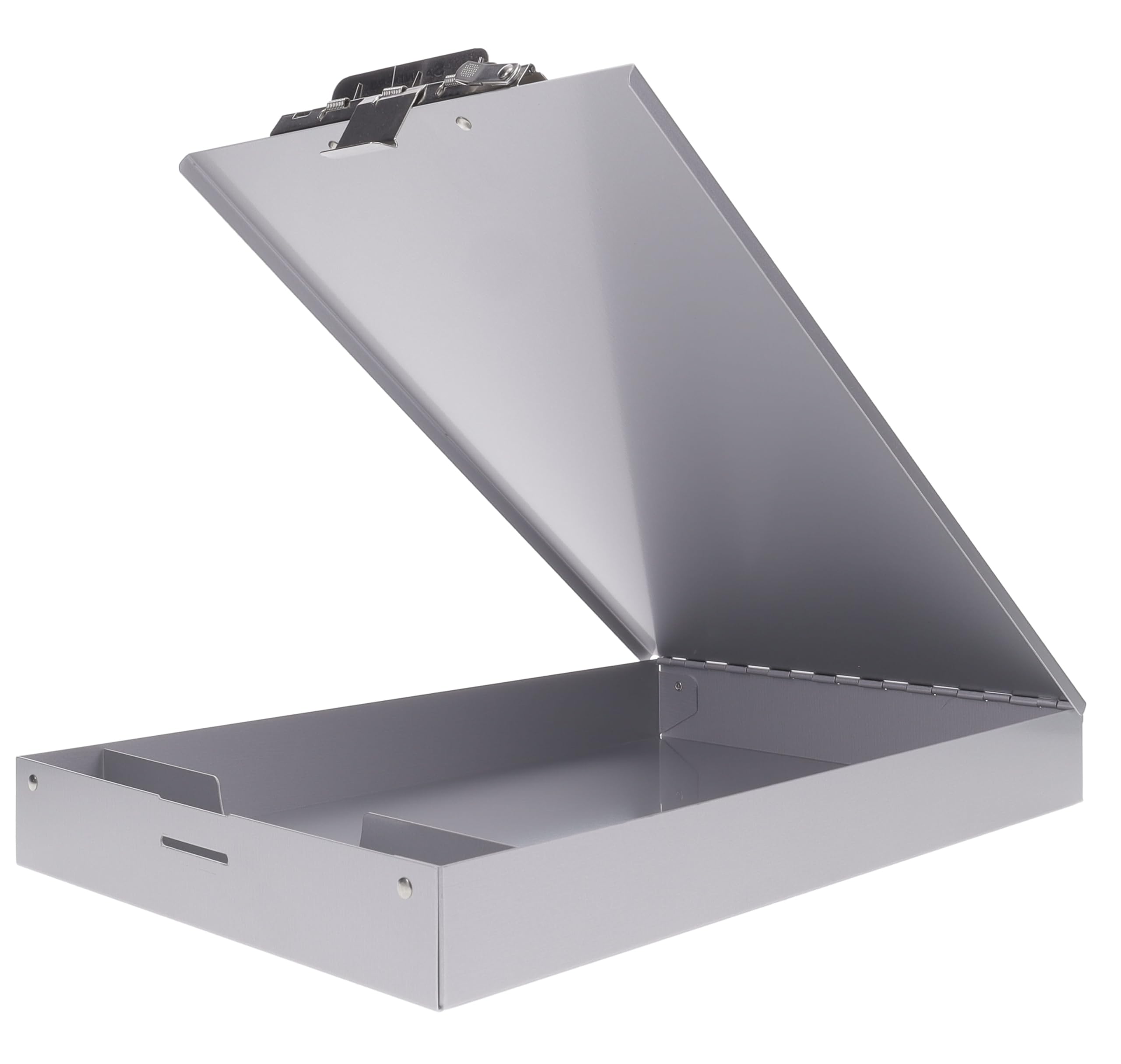 Saunders Recycled Aluminum Redi-Rite Storage Clipboard with Self-Locking Latch – Lightweight, Weather-Resistant Lacquer Finish Stationery Box. Office Products, Silver, Letter