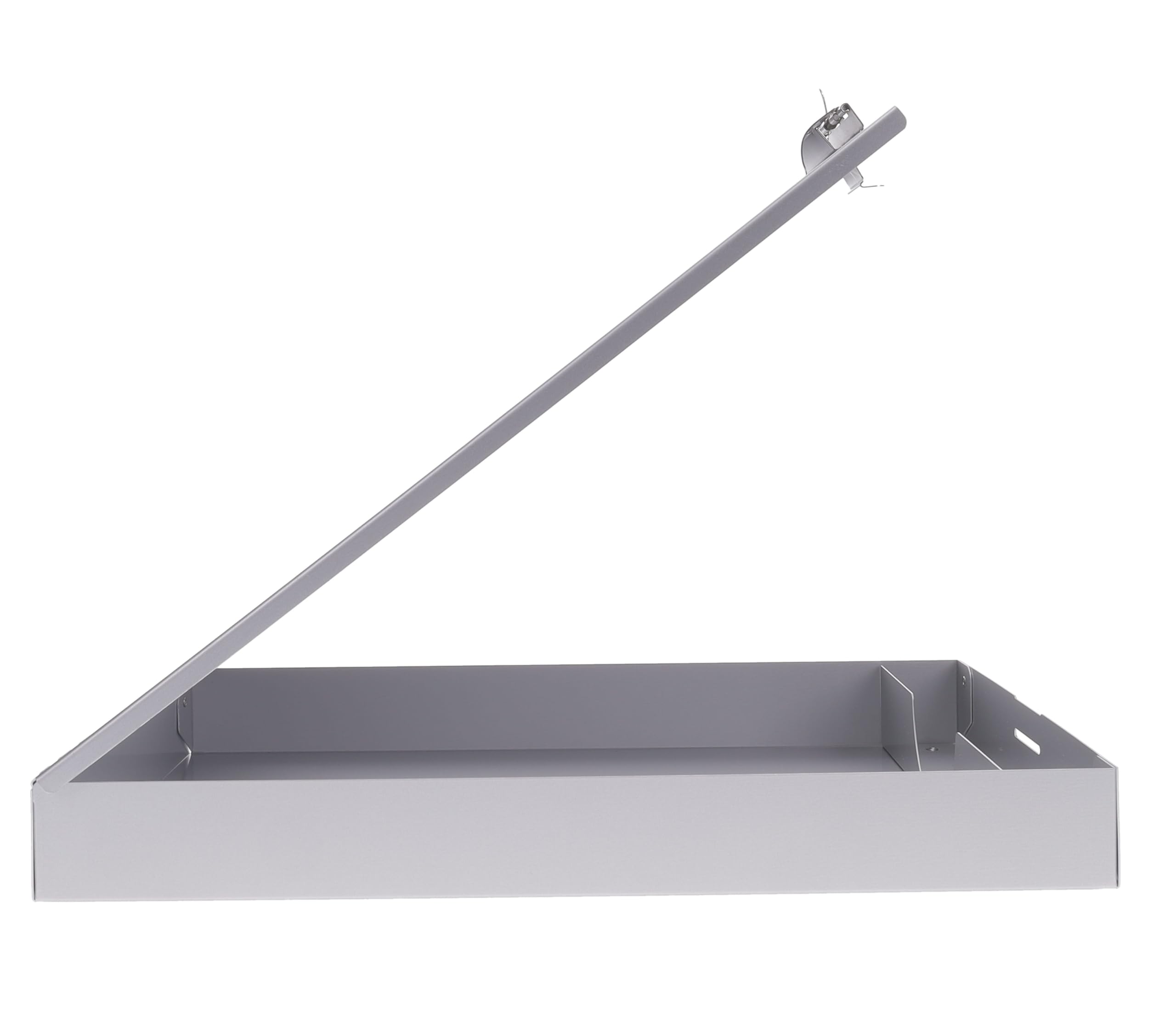 Saunders Recycled Aluminum Redi-Rite Storage Clipboard with Self-Locking Latch – Lightweight, Weather-Resistant Lacquer Finish Stationery Box. Office Products, Silver, Letter