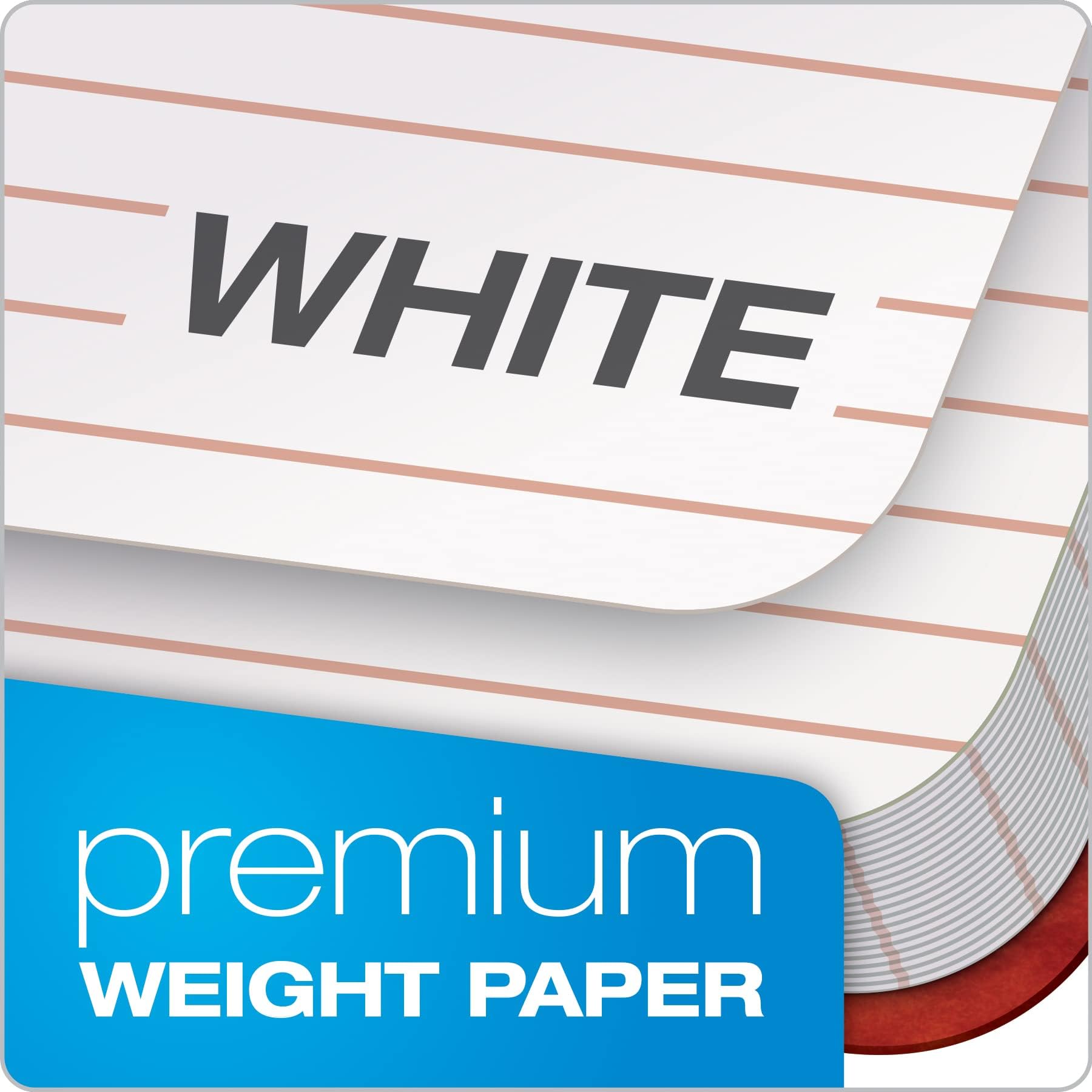 Gold Fibre Retro Pad, Wide Rule, 8-1/2 x 11-3/4, Antique Ivory, 70-Sheets/Pad (20-008R)