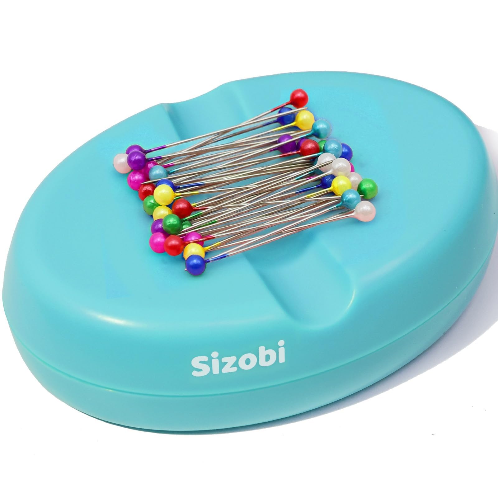 Sizobi Bobby Pin Holder,Magnetic Pin Cushion,Sewing Pins,Pin Holder,Magnetic Paper Clip Holder,Magnetic Bobby Pin Holder,With 20 Bobby Pins and Storage Box