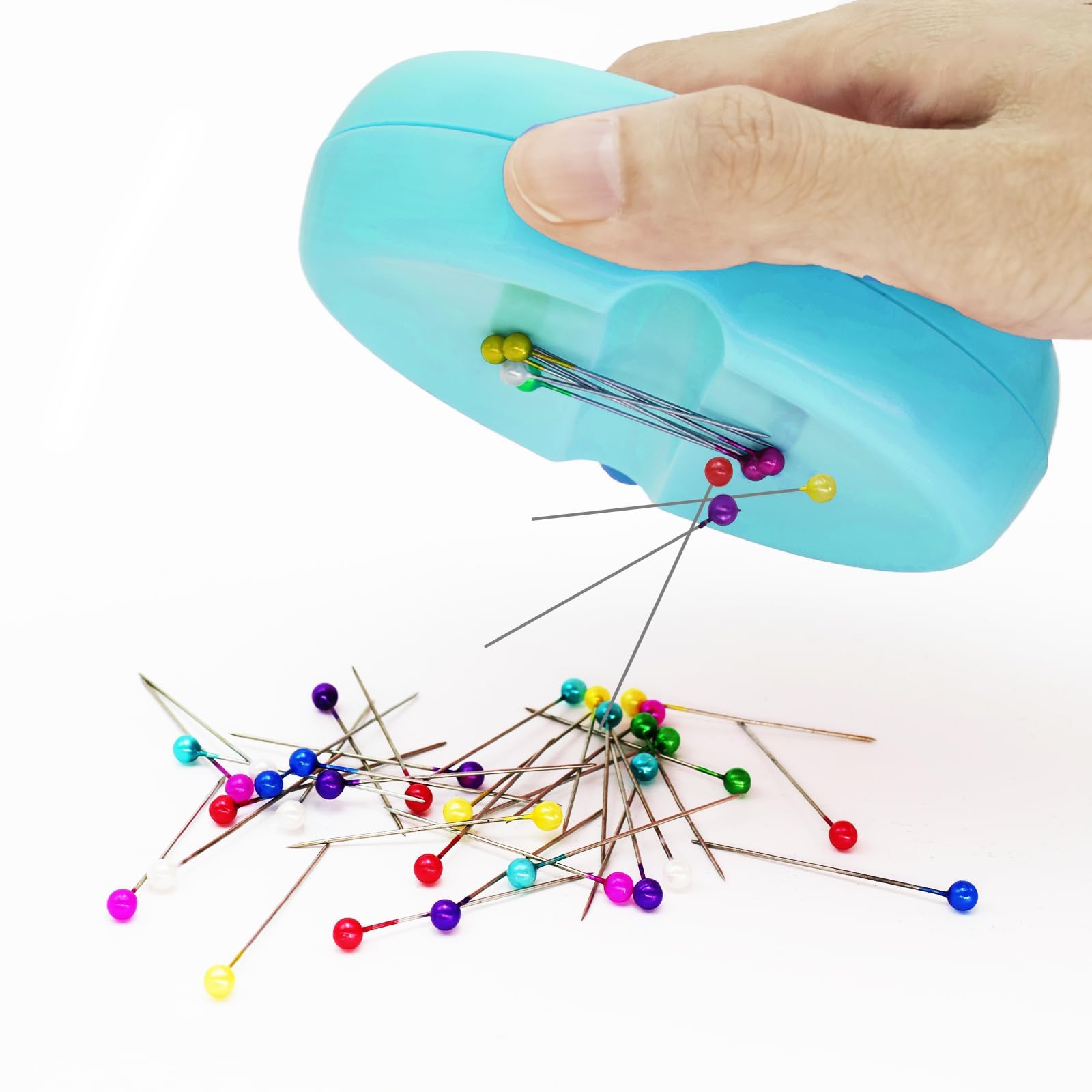 Sizobi Bobby Pin Holder,Magnetic Pin Cushion,Sewing Pins,Pin Holder,Magnetic Paper Clip Holder,Magnetic Bobby Pin Holder,With 20 Bobby Pins and Storage Box