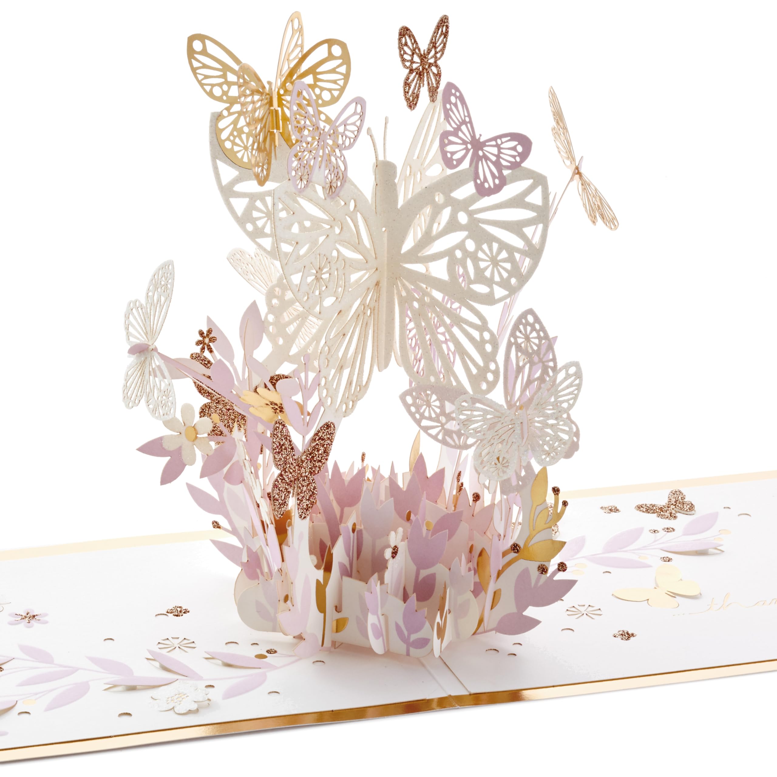 Hallmark Signature Paper Wonder Pop Up Card, Thankful for You (Thinking of You Card, Birthday Card)