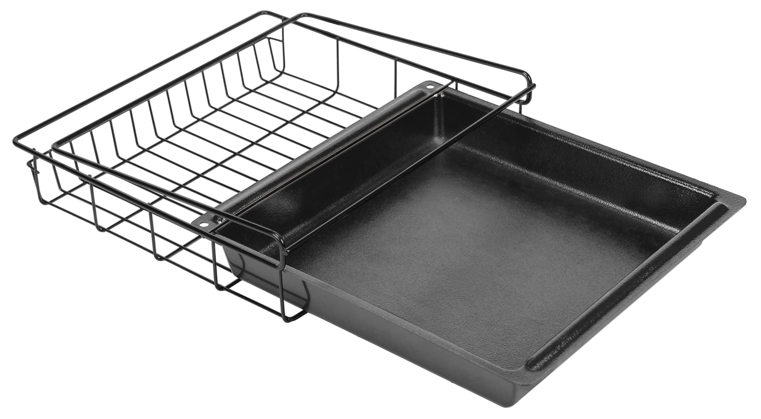 Lockdown Vault Drawer for Gun Safe Organization, Document or Valuable Storage and Security Black 13.6 x 14 x 3.8 inches