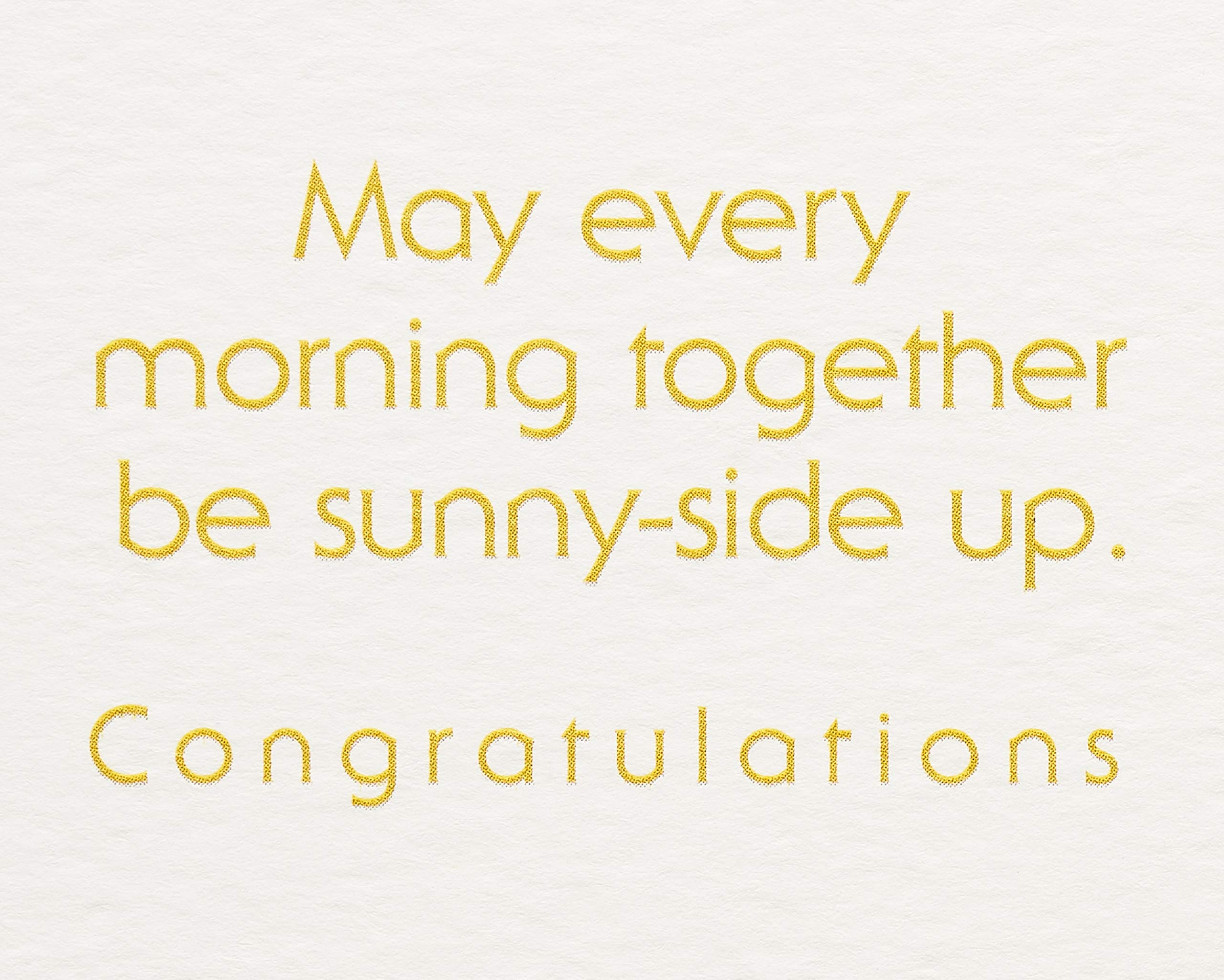 American Greetings Funny Wedding Card (Sunny-Side Up)
