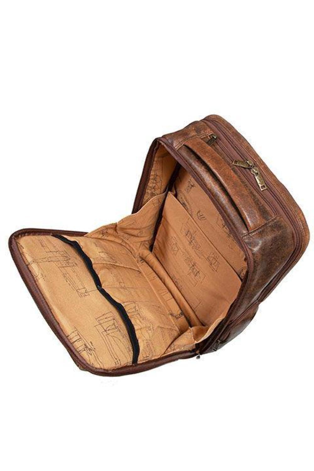Scully Squadron Laptop Backpack Antique Brown One Size
