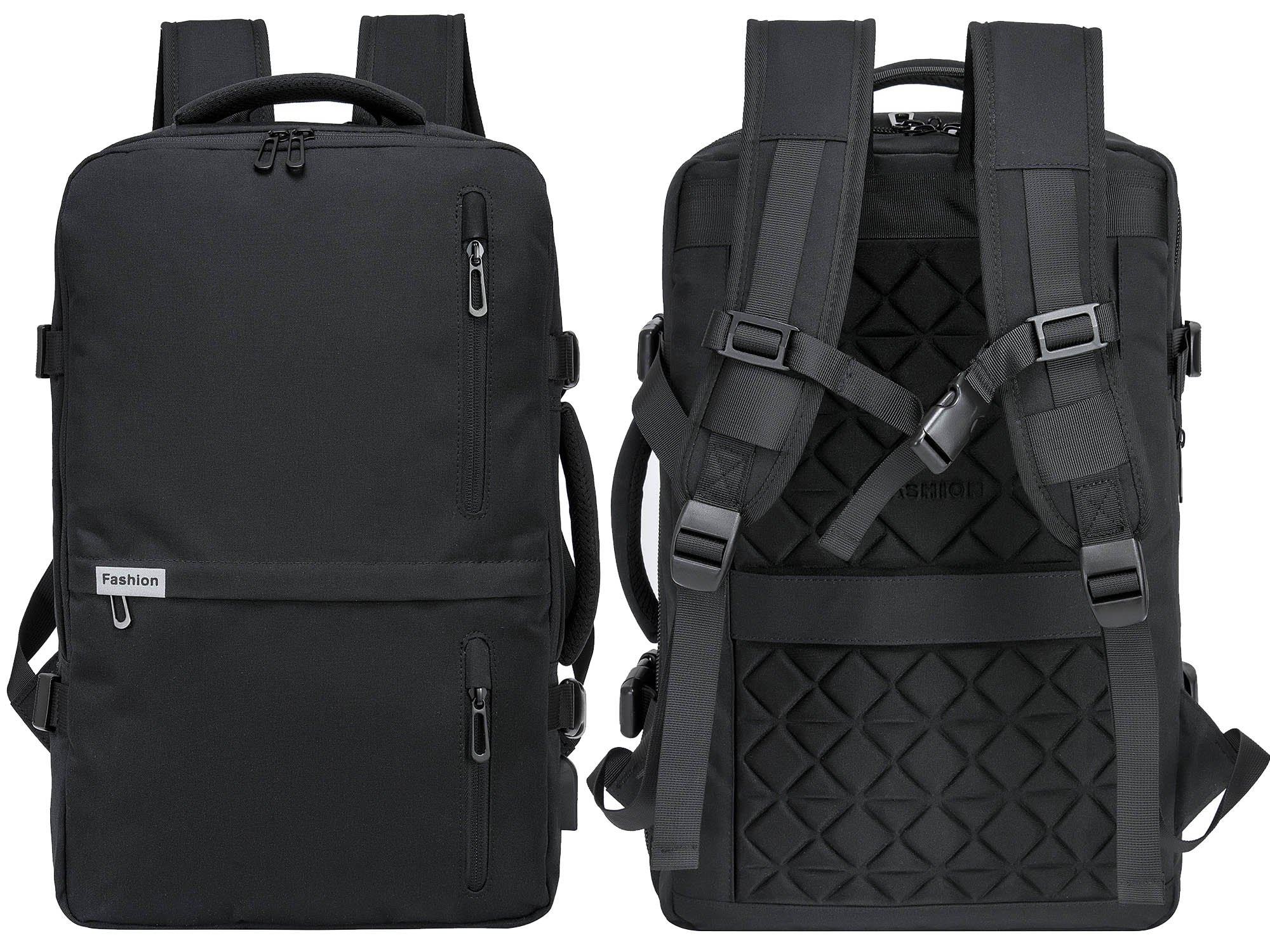 Travel Laptop Backpack 35L Flight Approved Carry On Weekender Bag Backpack expandable with USB Charging Port Smart Organized