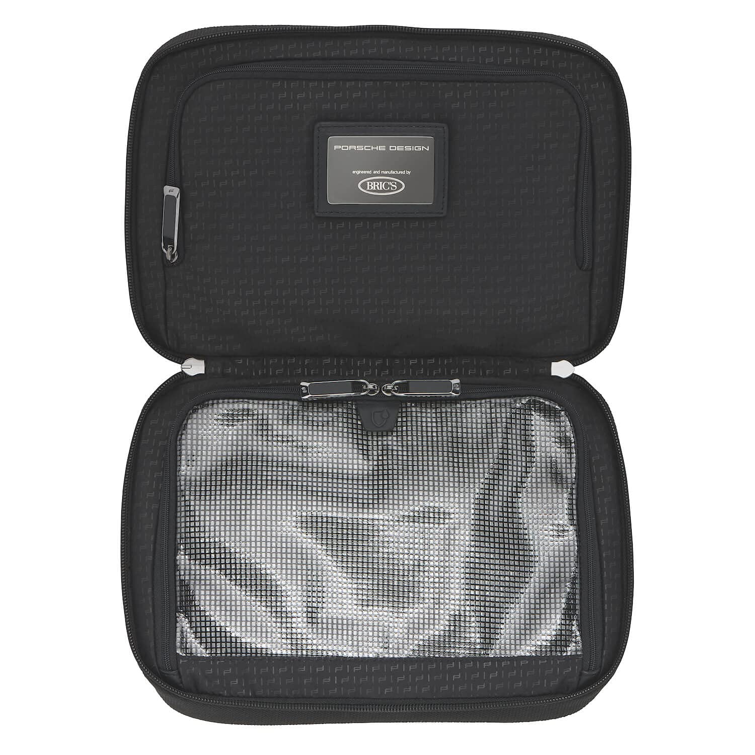 Bric's Porsche Hanging Toiletry Bag - Large Travel Cosmetic Bag for Men and Women - Roadster Collection - Black