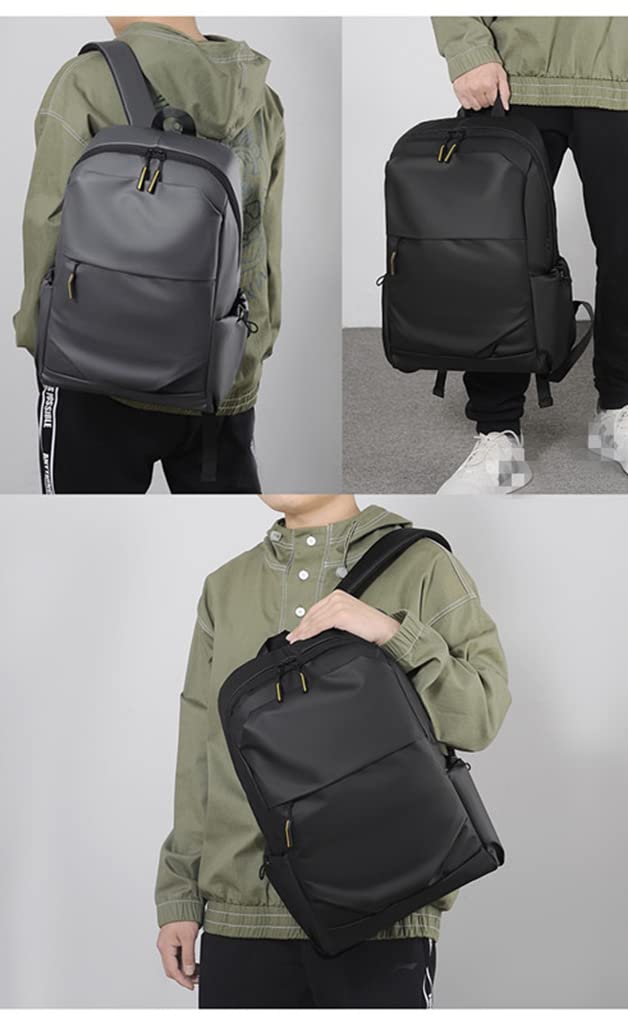 15.6 Inches Laptop Backpack for Men Women Classic Business Travel Casual Daypack (Black)