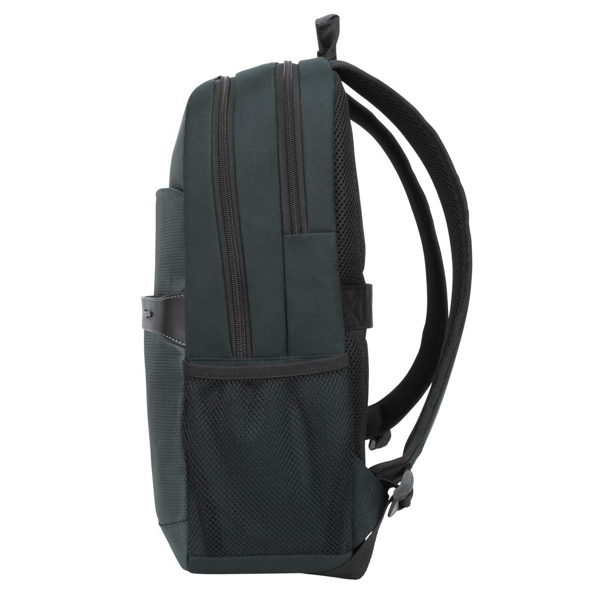 Targus GeoLite Advanced Modern Backpack for Sleek Professional Travel with Durable Water-Repellent, Padded Back Support, Trolley Strap, Protective Sleeve fits 12-15.6-Inch Laptop, Black (TSB96201GL)