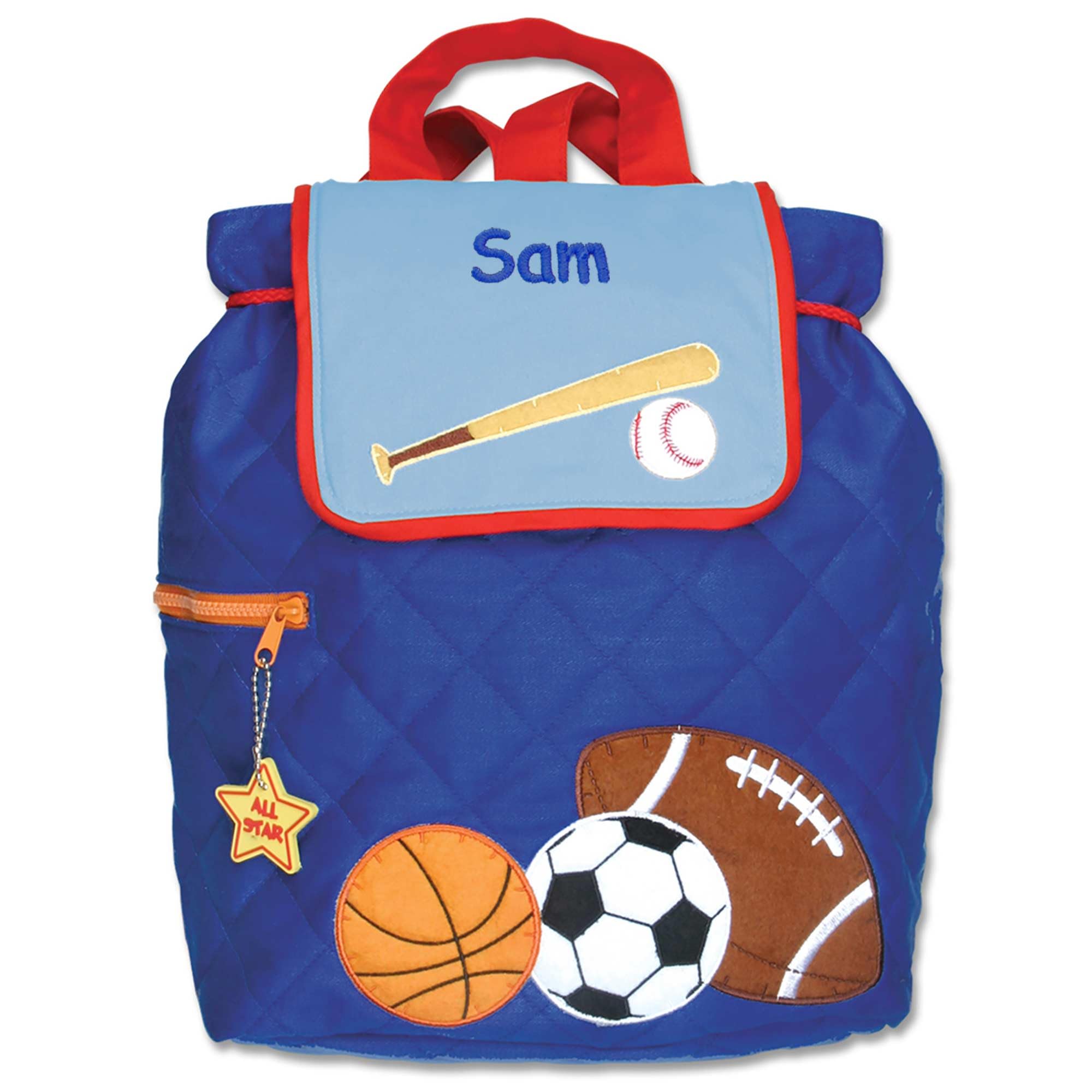 Personalized Quilted Ladybug Toddler Backpack
