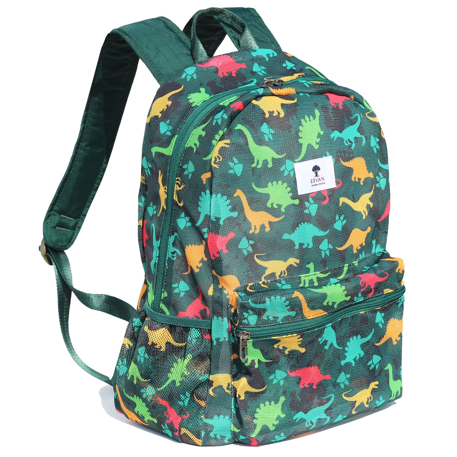 ESVAN Mesh Backpack Bag School Backpack Purse Teens Travel Gym Backpack Casual School Bookbag Beach Bag