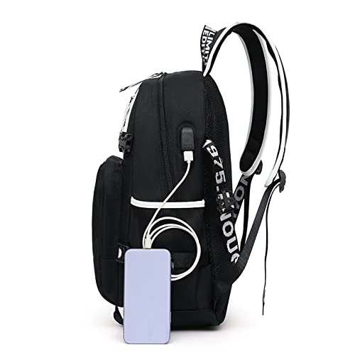 Anime Luminous Large Capacity Backpack One Piece School Bag Cosplay Bookbag
