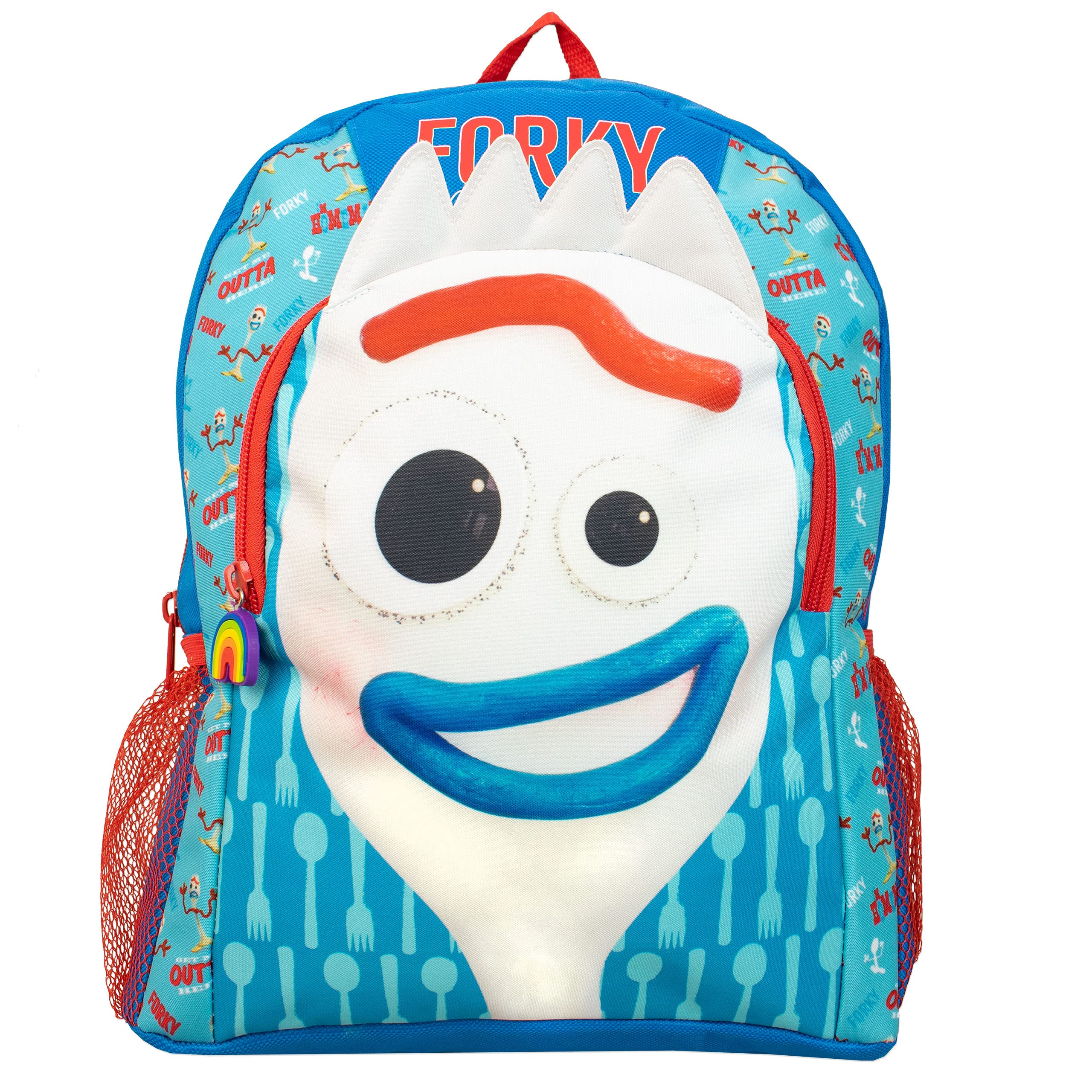 Disney Kids Toy Story Backpack Forky Bag For Boys or Girls Blue