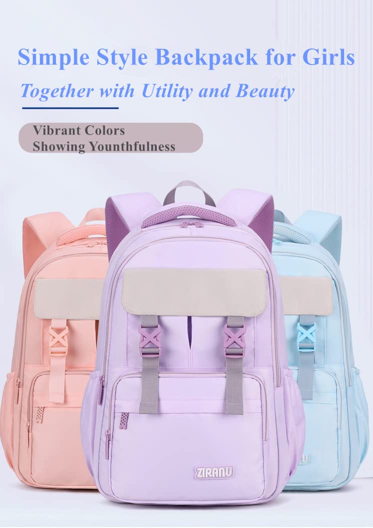 Dog-Paw Print School-Bag Backpack for Girls Middle School Elementary Bookbag Casual Daypack