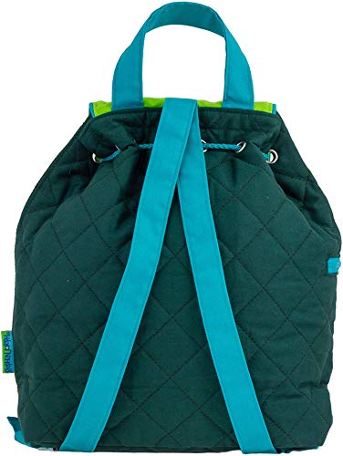 Stephen Joseph Kids' Unisex Toddler Back to School, Quilted Backpack, Dinos Dark Green, One Size