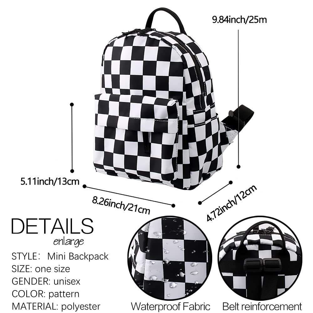 LOOMILOO Mini Backpack for Girls, Cute Small 3D Printed Bookpacks Durable Waterproof Polyester Purse Kavaii Bags for Women,Teen,Kids,Todders (8)