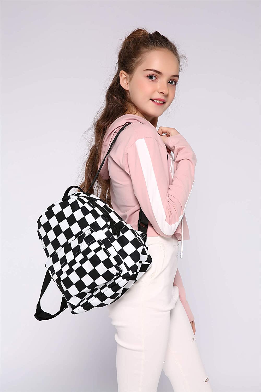 LOOMILOO Mini Backpack for Girls, Cute Small 3D Printed Bookpacks Durable Waterproof Polyester Purse Kavaii Bags for Women,Teen,Kids,Todders (8)
