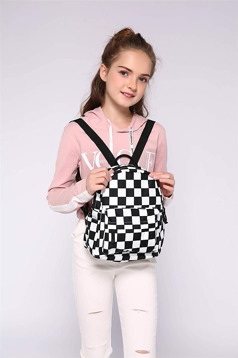 LOOMILOO Mini Backpack for Girls, Cute Small 3D Printed Bookpacks Durable Waterproof Polyester Purse Kavaii Bags for Women,Teen,Kids,Todders (8)
