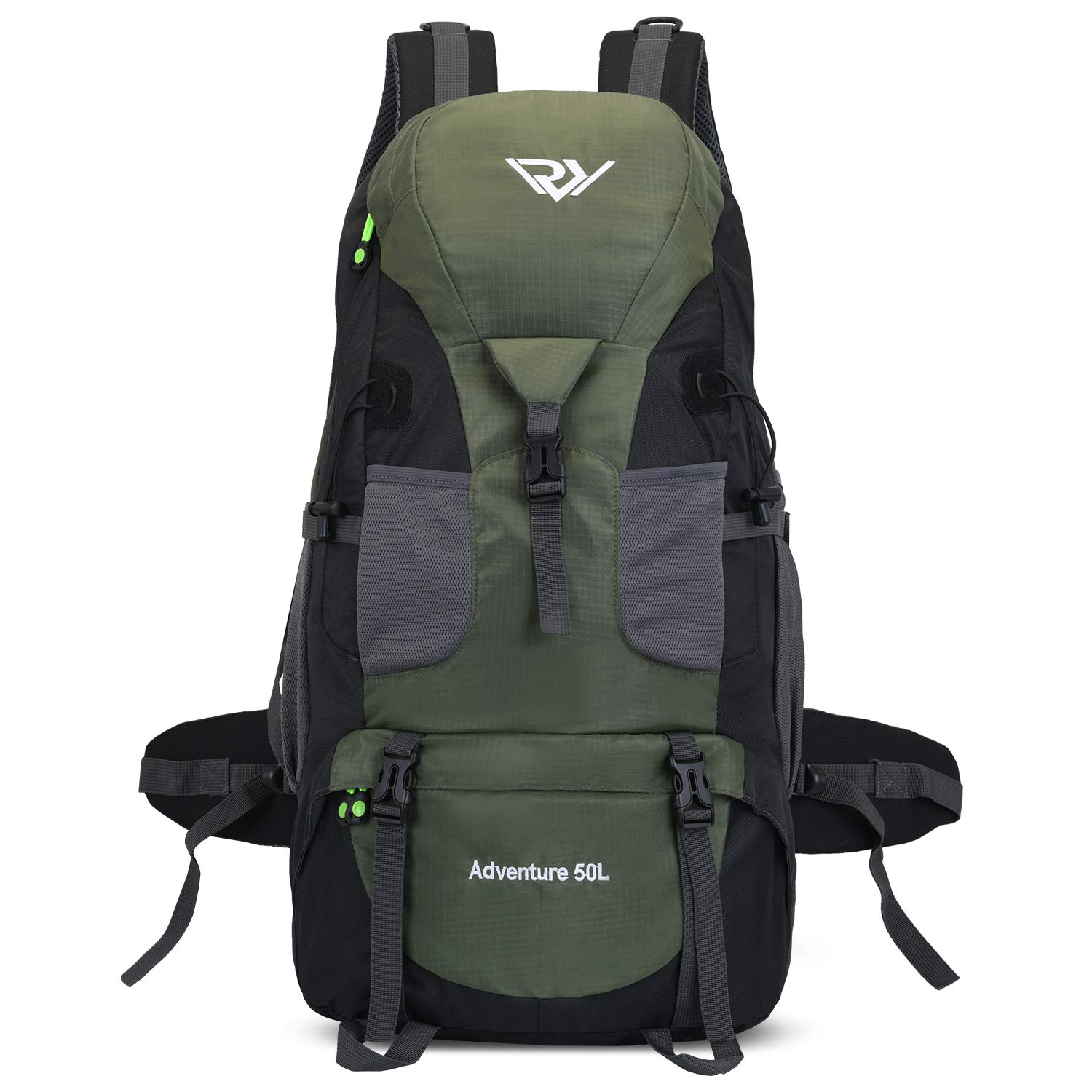 40L Hiking Backpack with Rain Cover, Waterproof Lightweight Daypack for Cycling Skiing Camping
