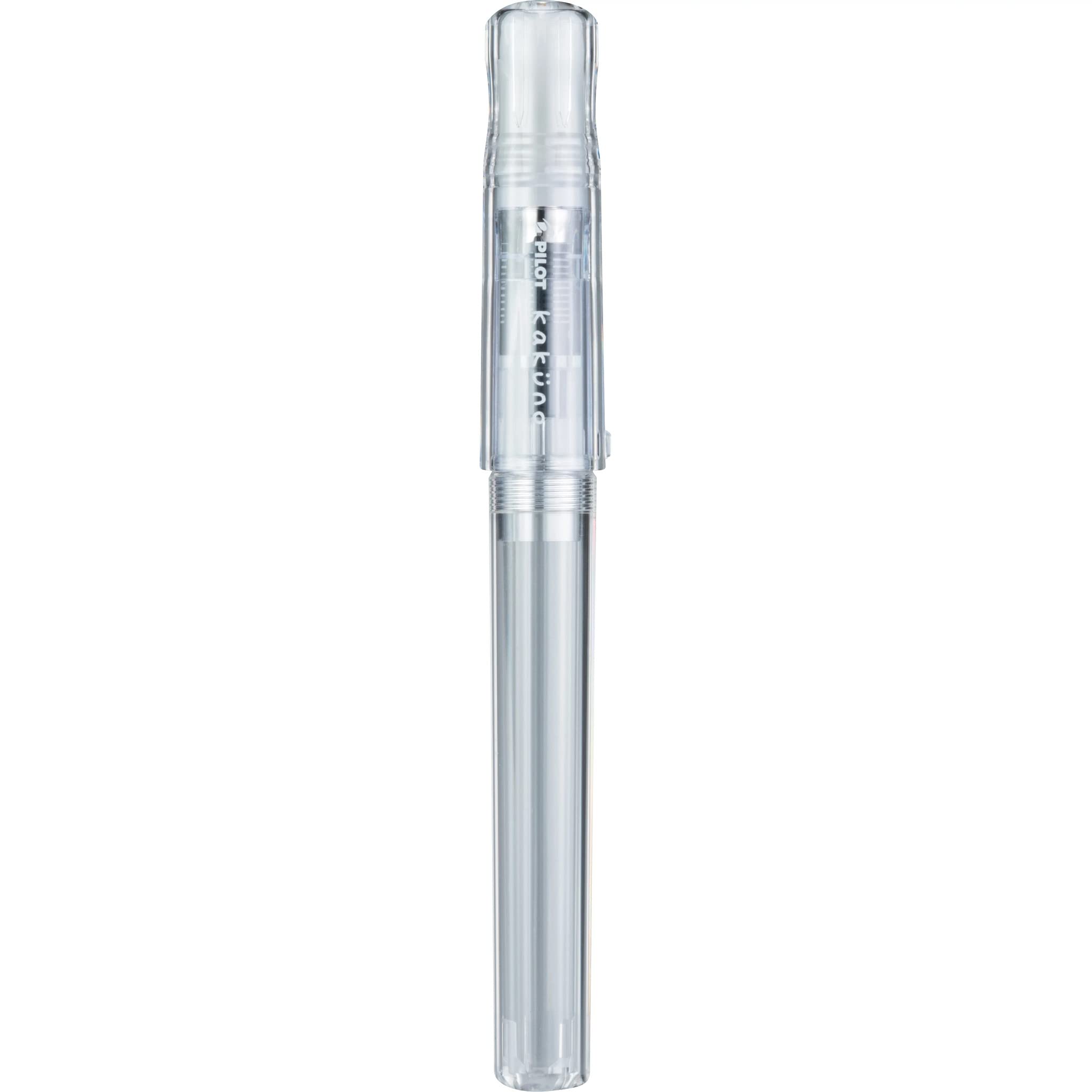 PILOT Kakuno Fountain Pen, Clear Barrel, Medium Nib (10822)