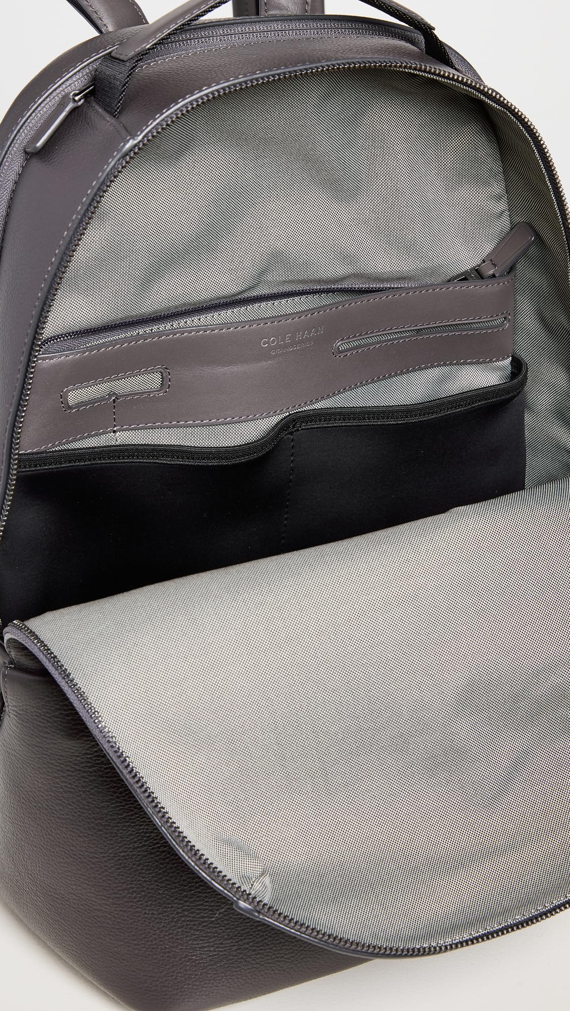 Cole Haan Men's Triboro Backpack, Dark Pavement, Grey, One Size