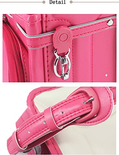 randoseru backpack ransel automatic janpanese school bag for kids PU leather waterpoof