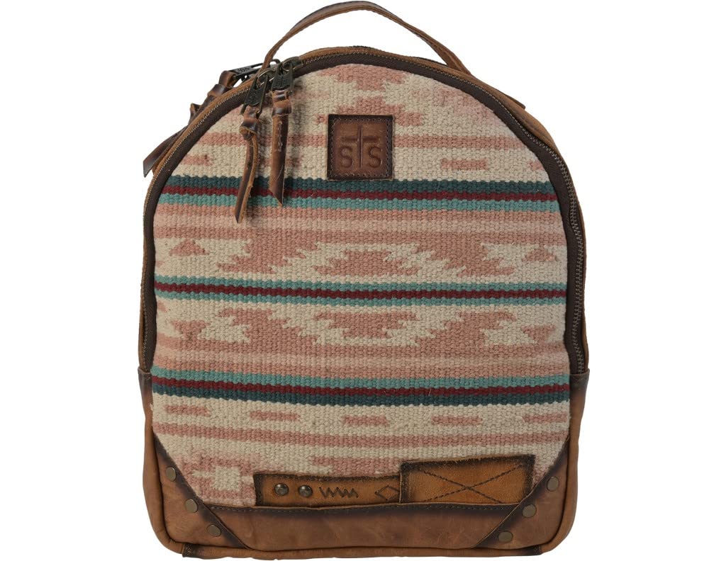 STS Ranchwear Women's Everyday Western Style Aztec Pattern Palomino Serape Mini Backpack with Concealed Carry Pocket