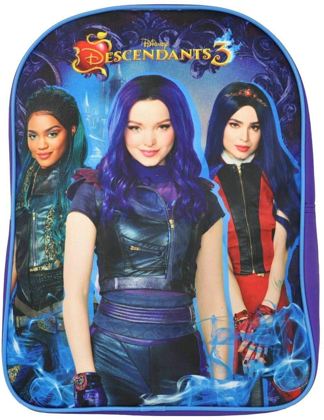 Descendants 3 15" School Backpack Purple-blue