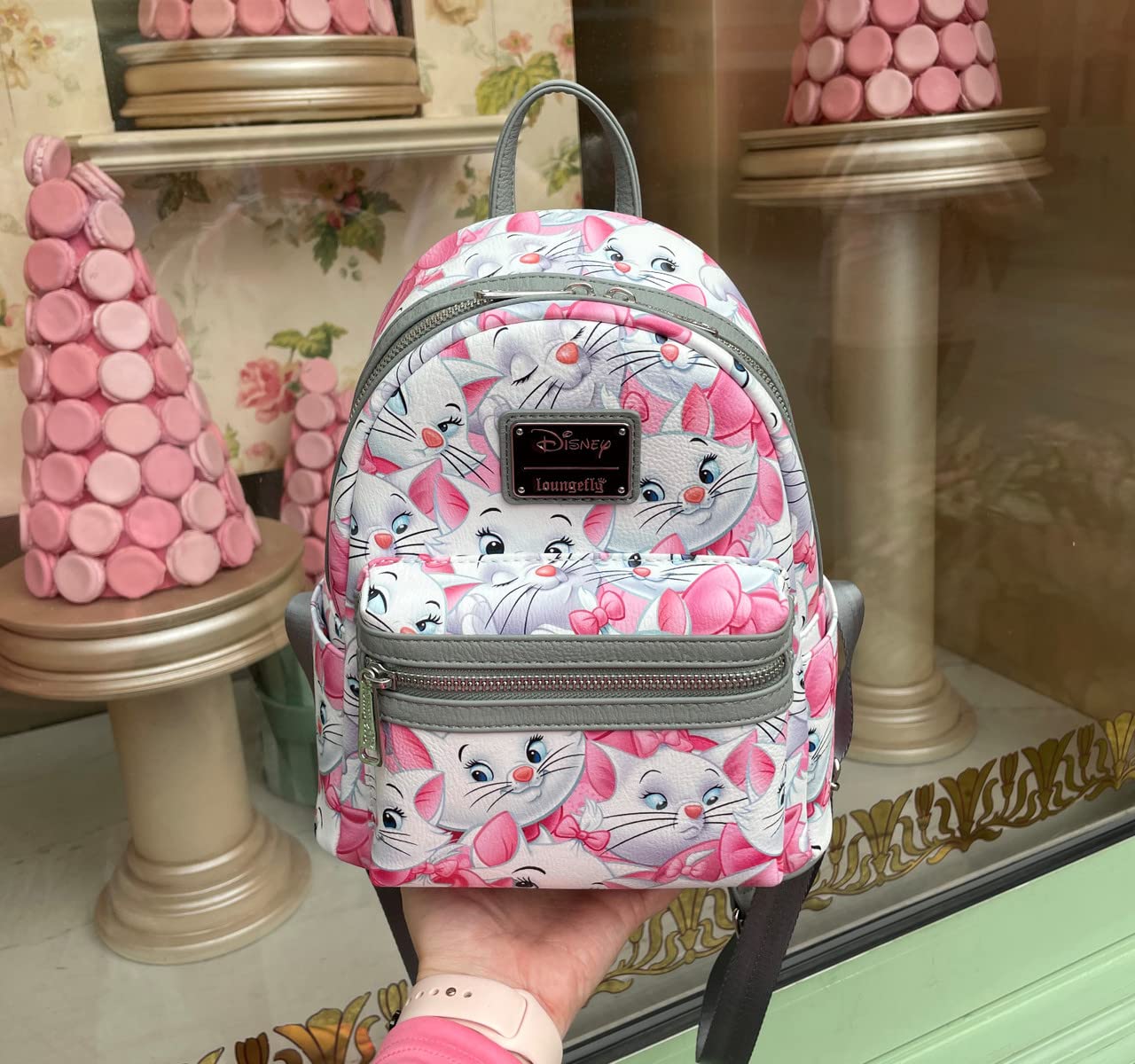 Loungefly X Disney The Aristocats Marie AOP Mini Backpack